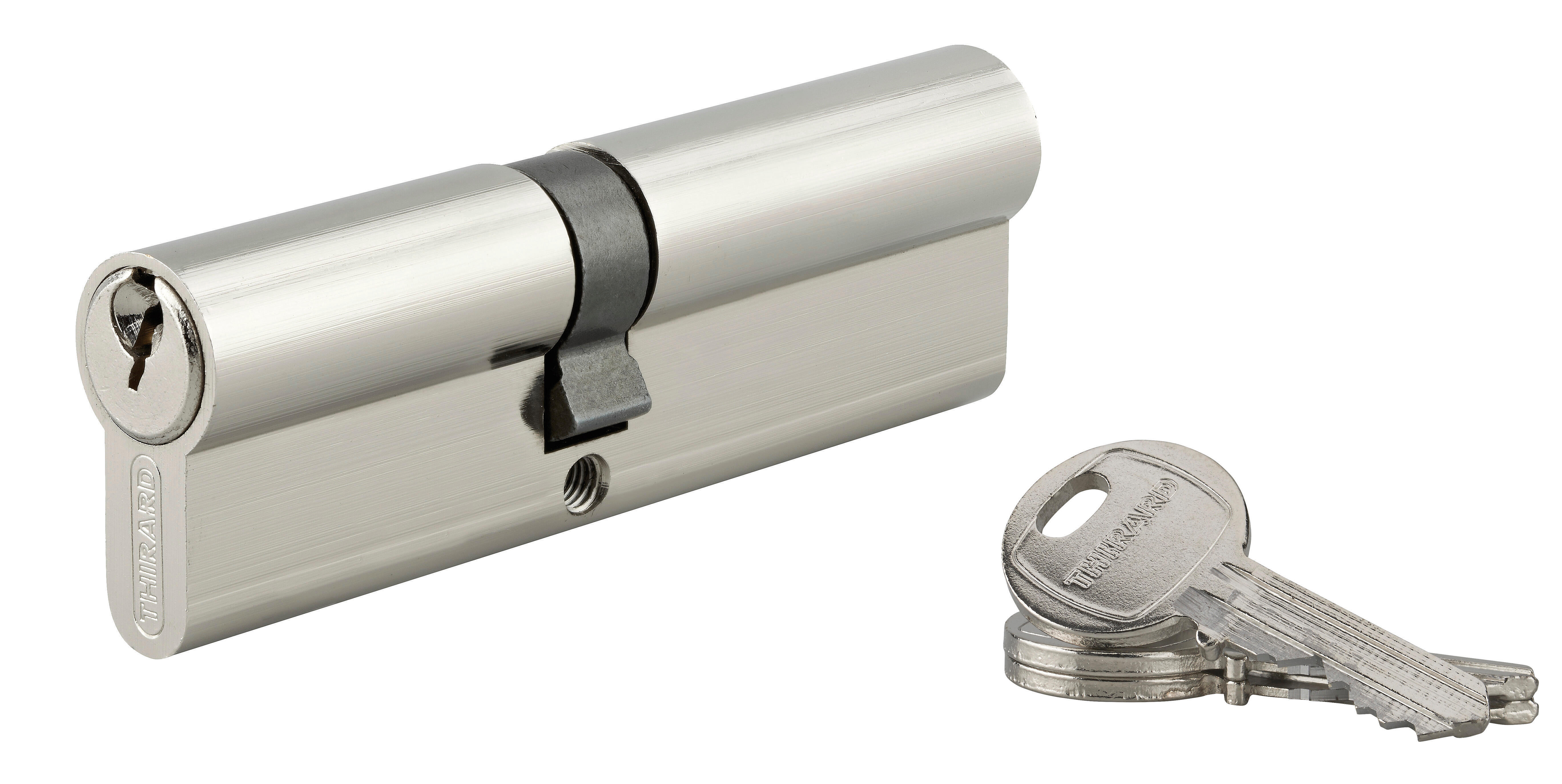 Cylindre de serrure THIRARD Hg5 débrayable L.45 + 55 mm | Leroy Merlin