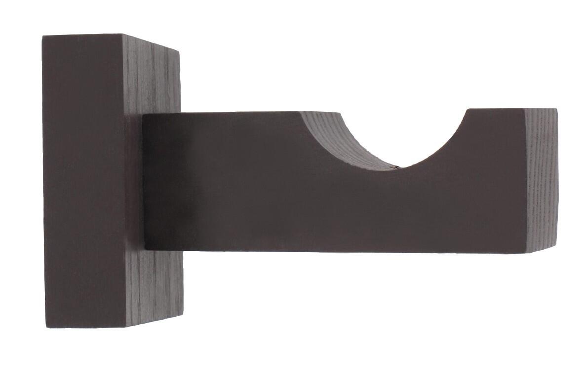 Support tringle à rideau Chic, 28 mm wengé brut INSPIRE | Leroy Merlin