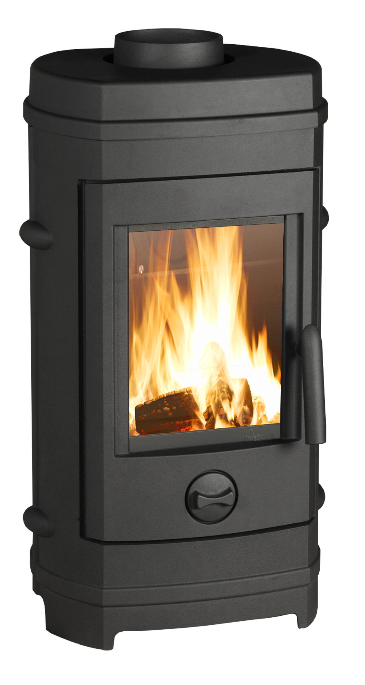Poêle à bois INVICTA Remilly anthracite, 7 kW | Leroy Merlin