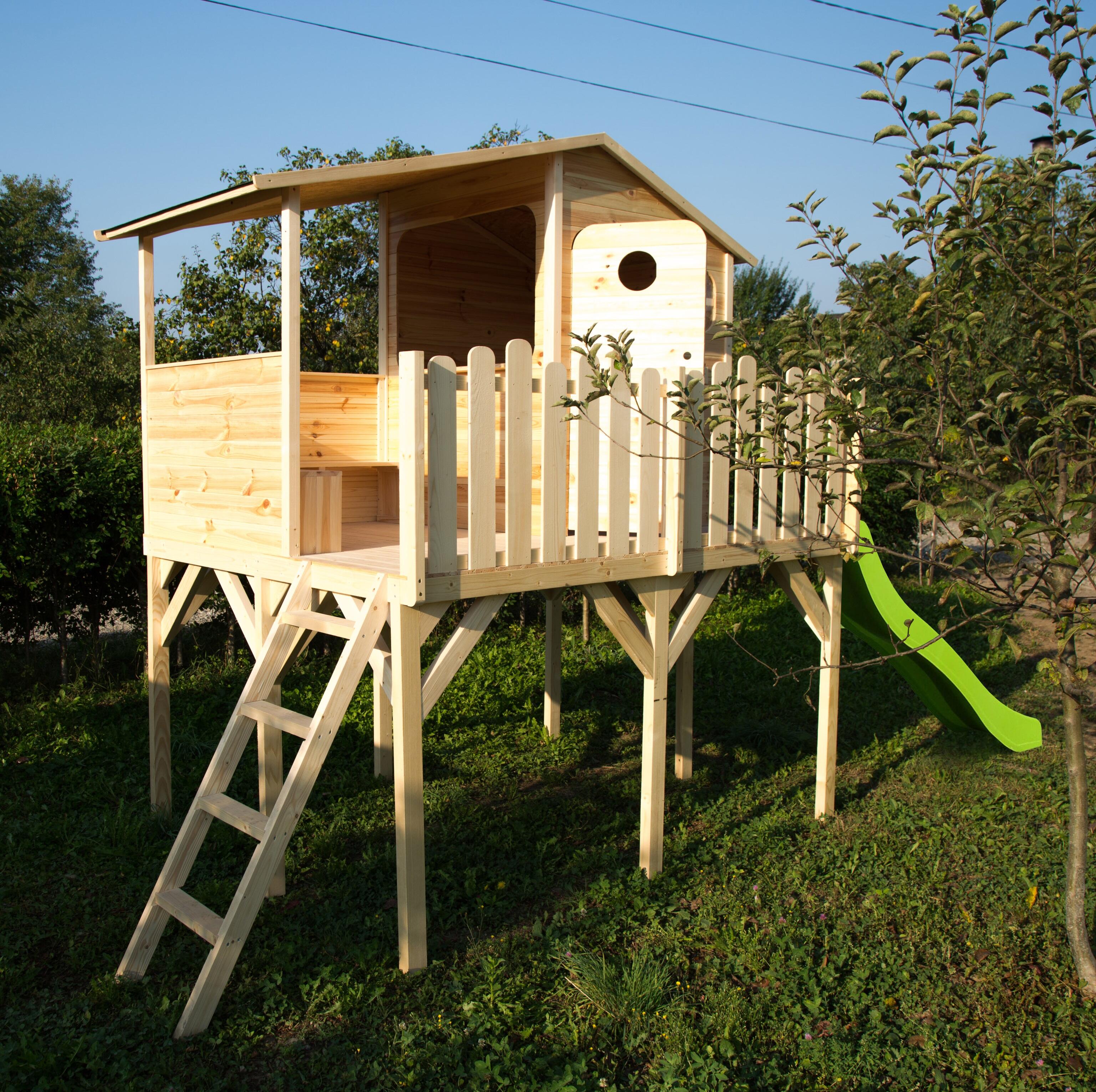 Maisonnette bois Juliette sur pilotis , 9.2 m² | Leroy Merlin