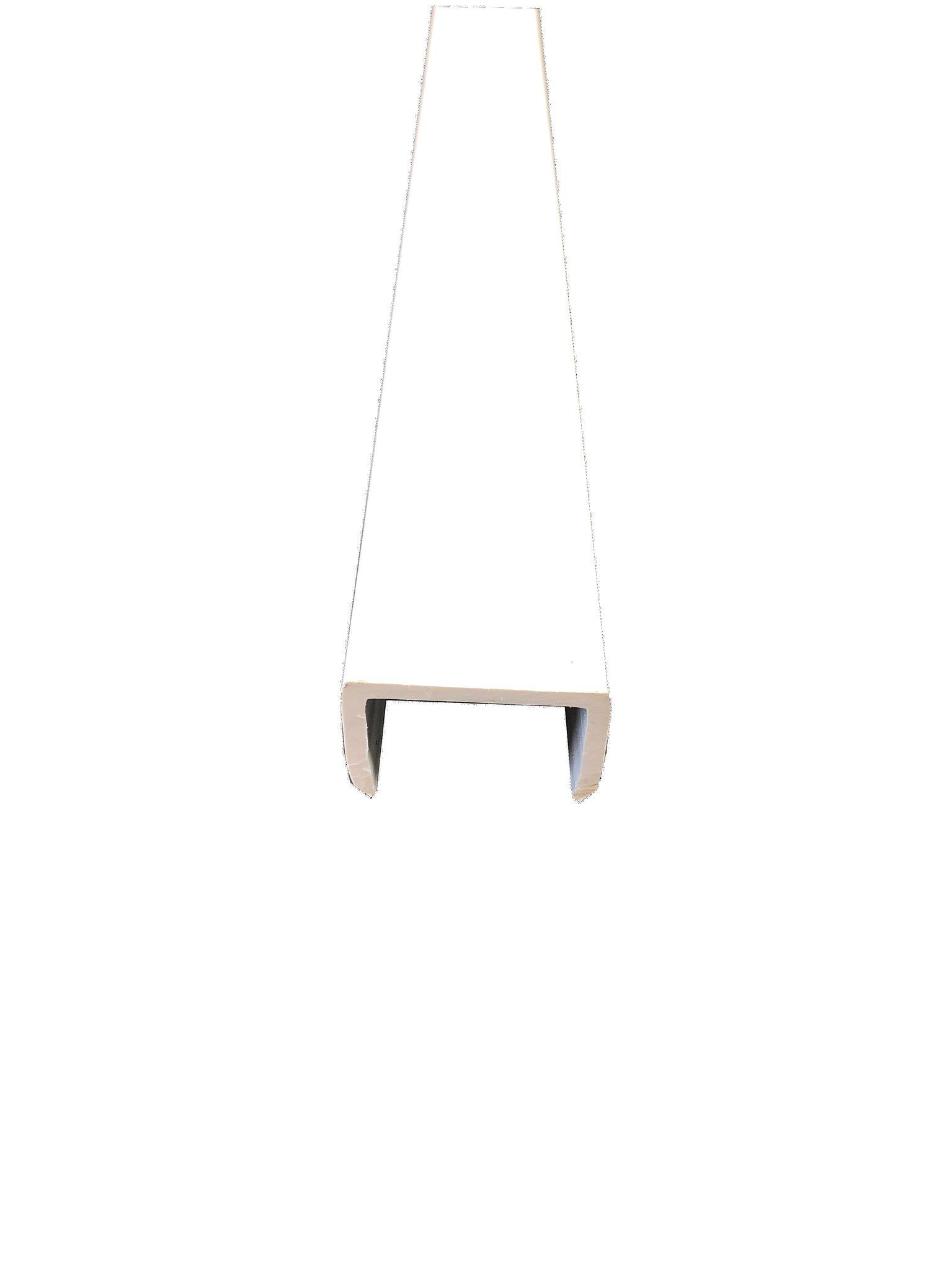 PROFILE PVC BLANC, U DE FINITION 24 X 21 X 2400 | Leroy Merlin