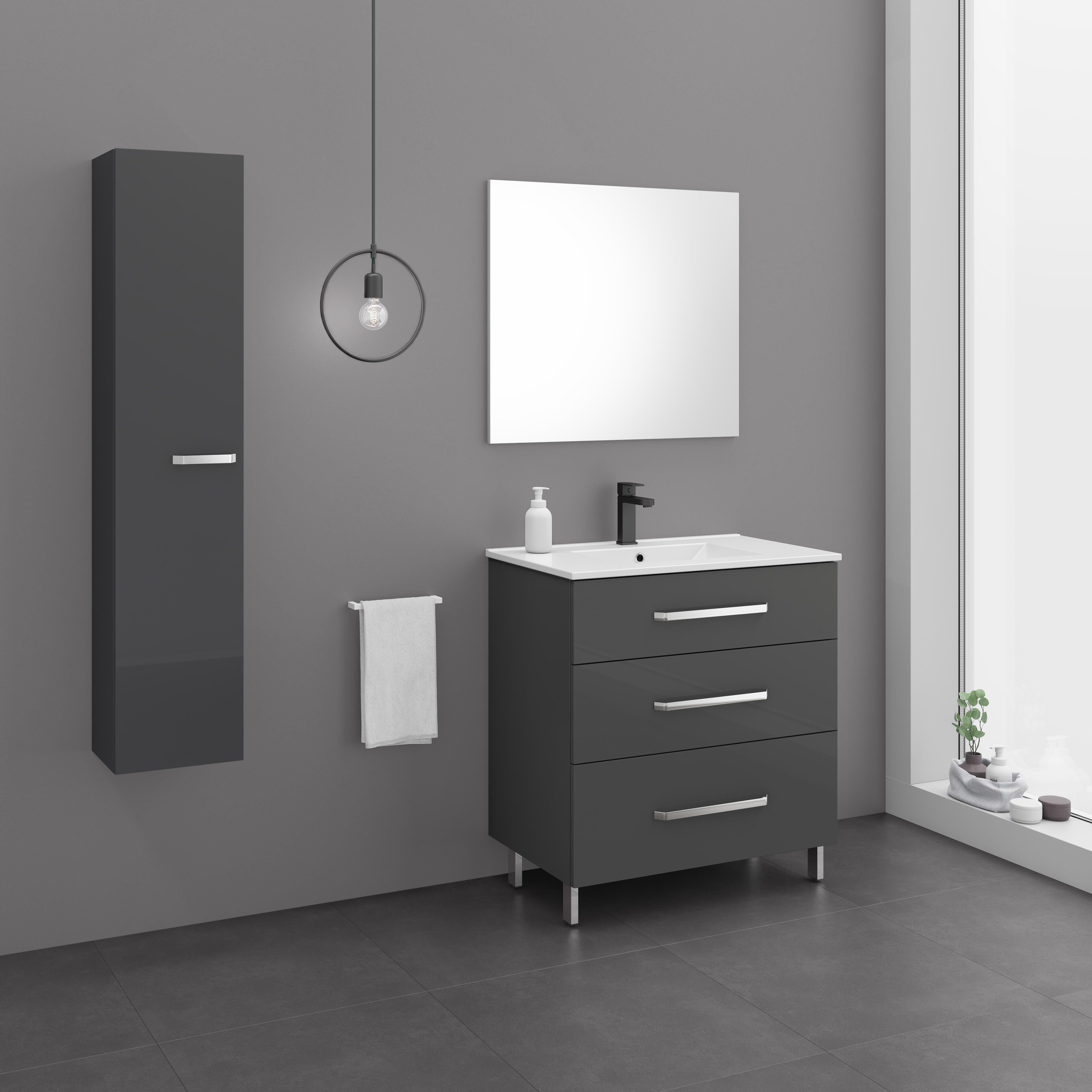 Meuble simple vasque | Leroy Merlin