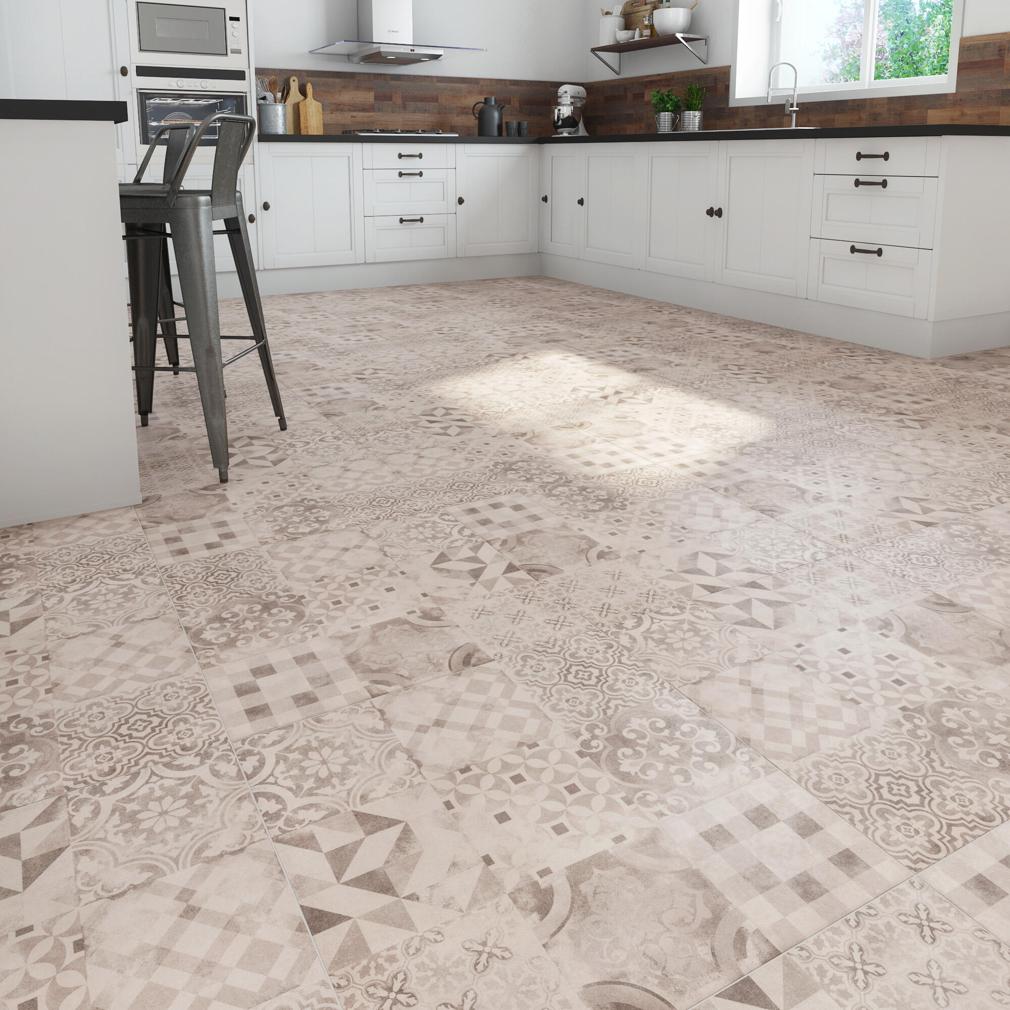 Carrelage mur / sol effet béton gris Time l.60 x L.60 cm FOR ME MARAZZI ...