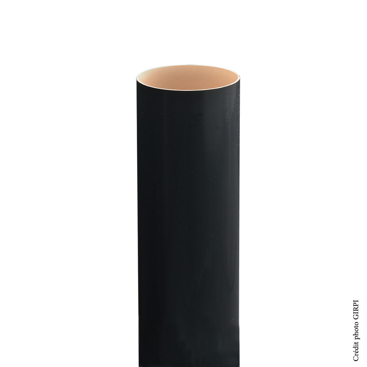 Tuyau de descente pvc noir Diam.80 mm L.4 m GIRPI | Leroy Merlin