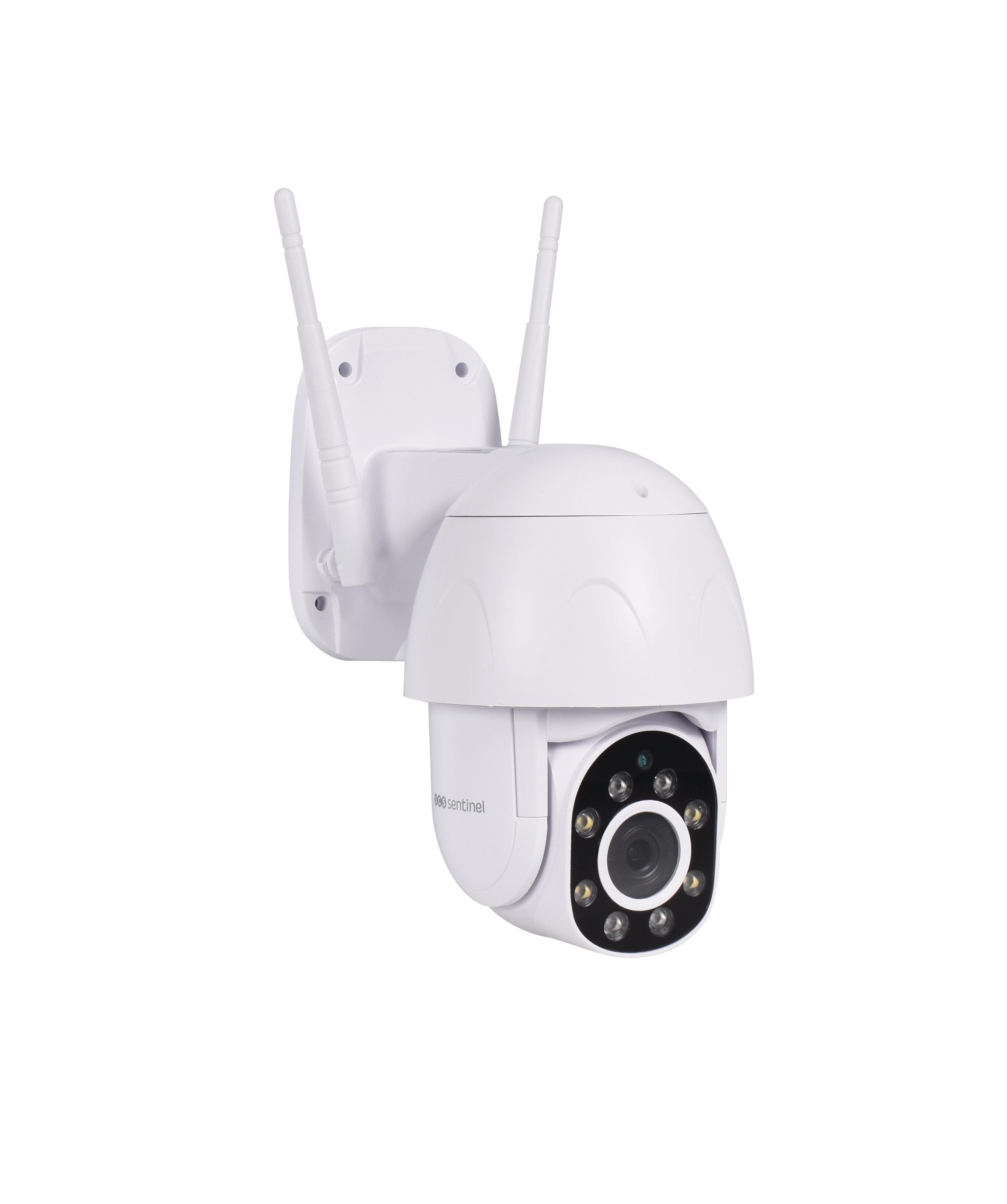Caméra de surveillance extérieure motorisé filaire SCS SENTINEL, blanc ...