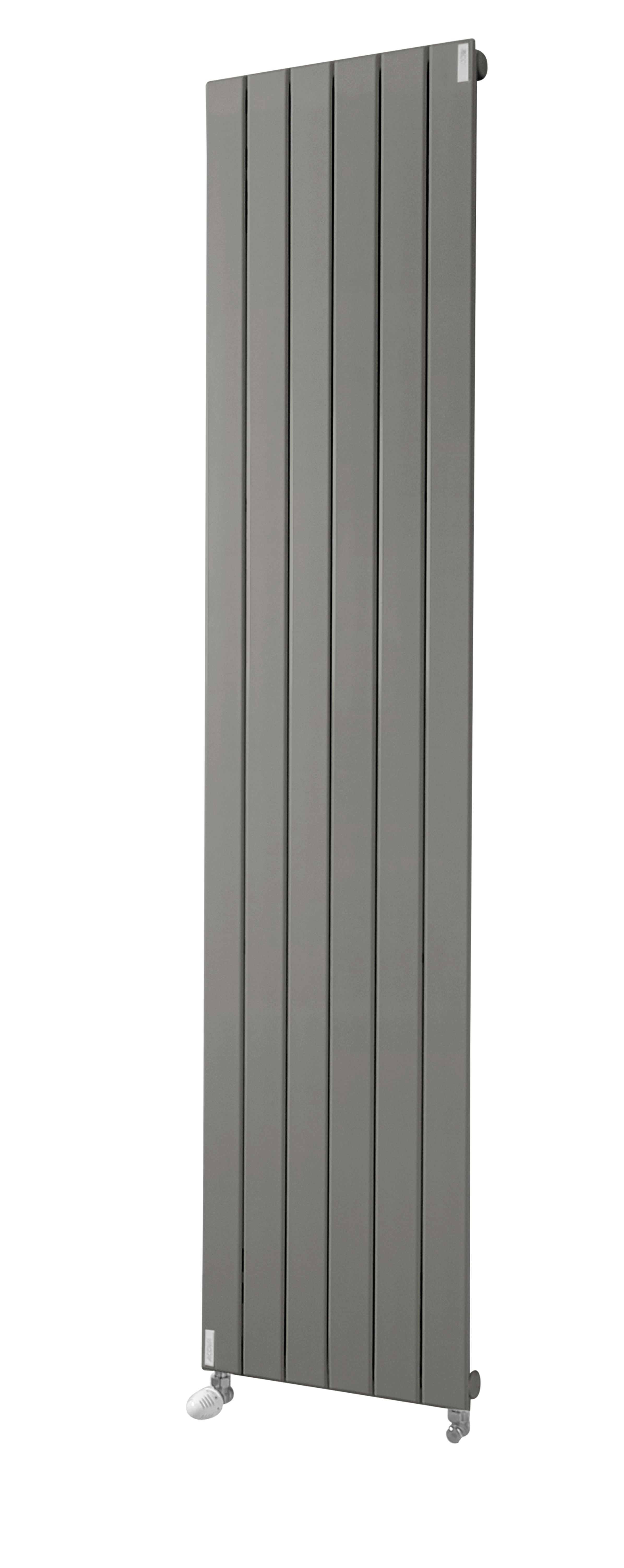 Radiateur eau chaude vertical ACOVA Lina gris, 942W H.200 x l.44.4 cm ...