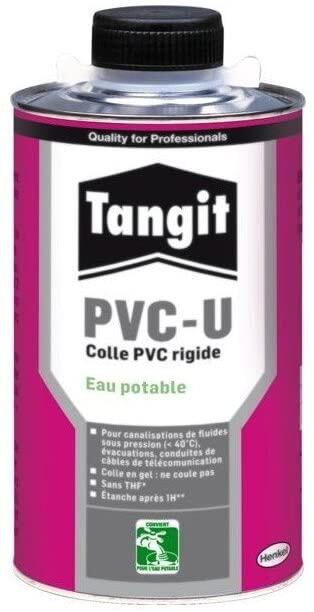 Colle rigide TANGIT pour PVC eau potable, transparent 1 kg | Leroy Merlin
