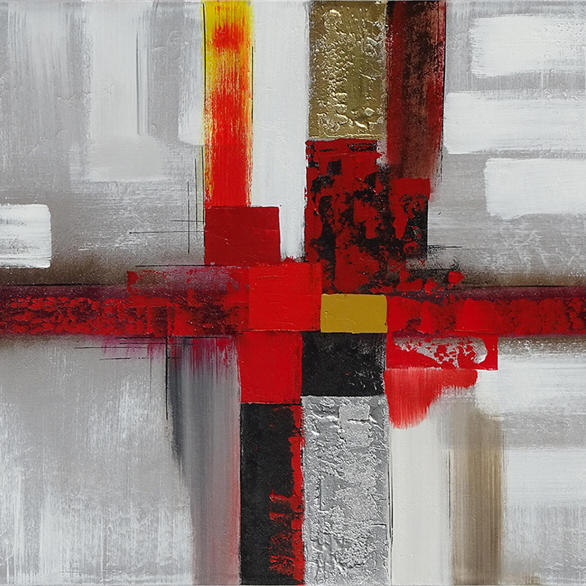 Toile peinte l.50 x H.50 cm | Leroy Merlin