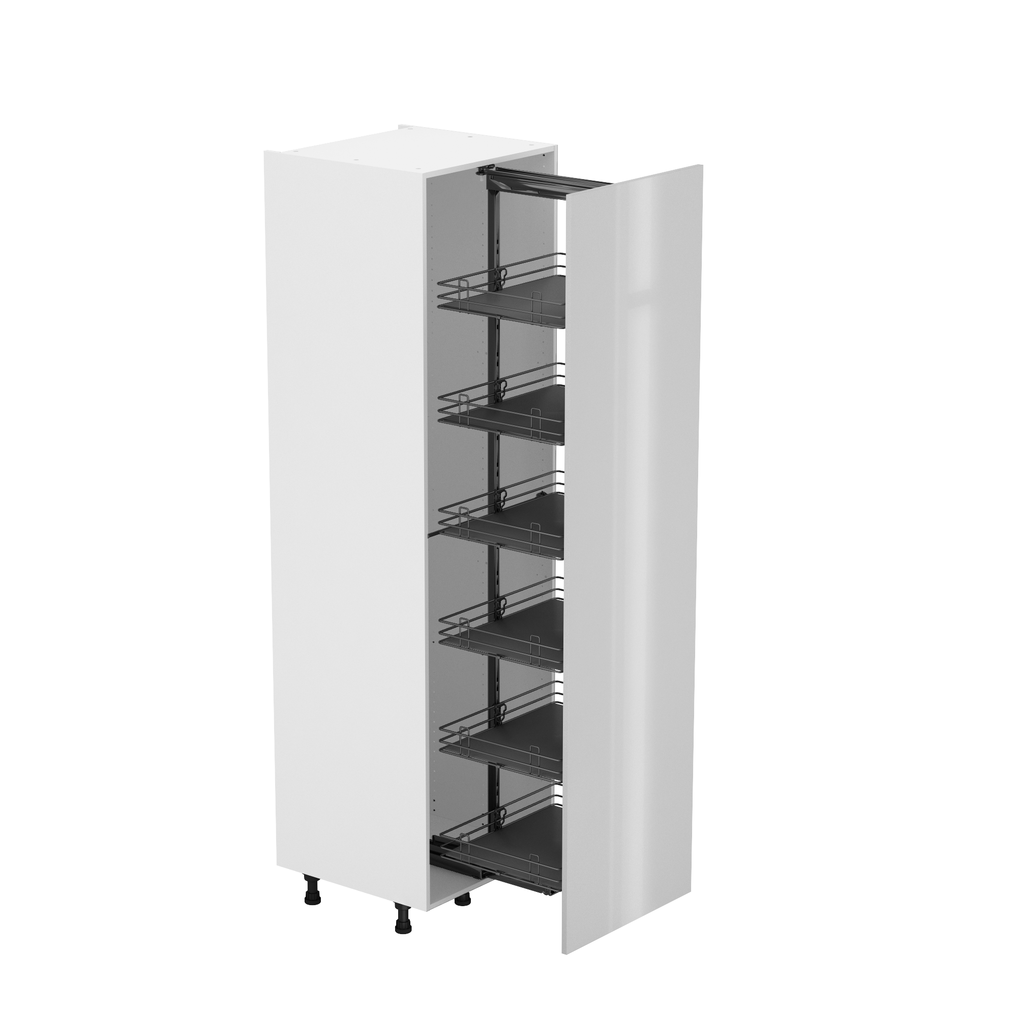 Colonne de cuisine Helsinki gris 1 porte H215 x l60 | Leroy Merlin