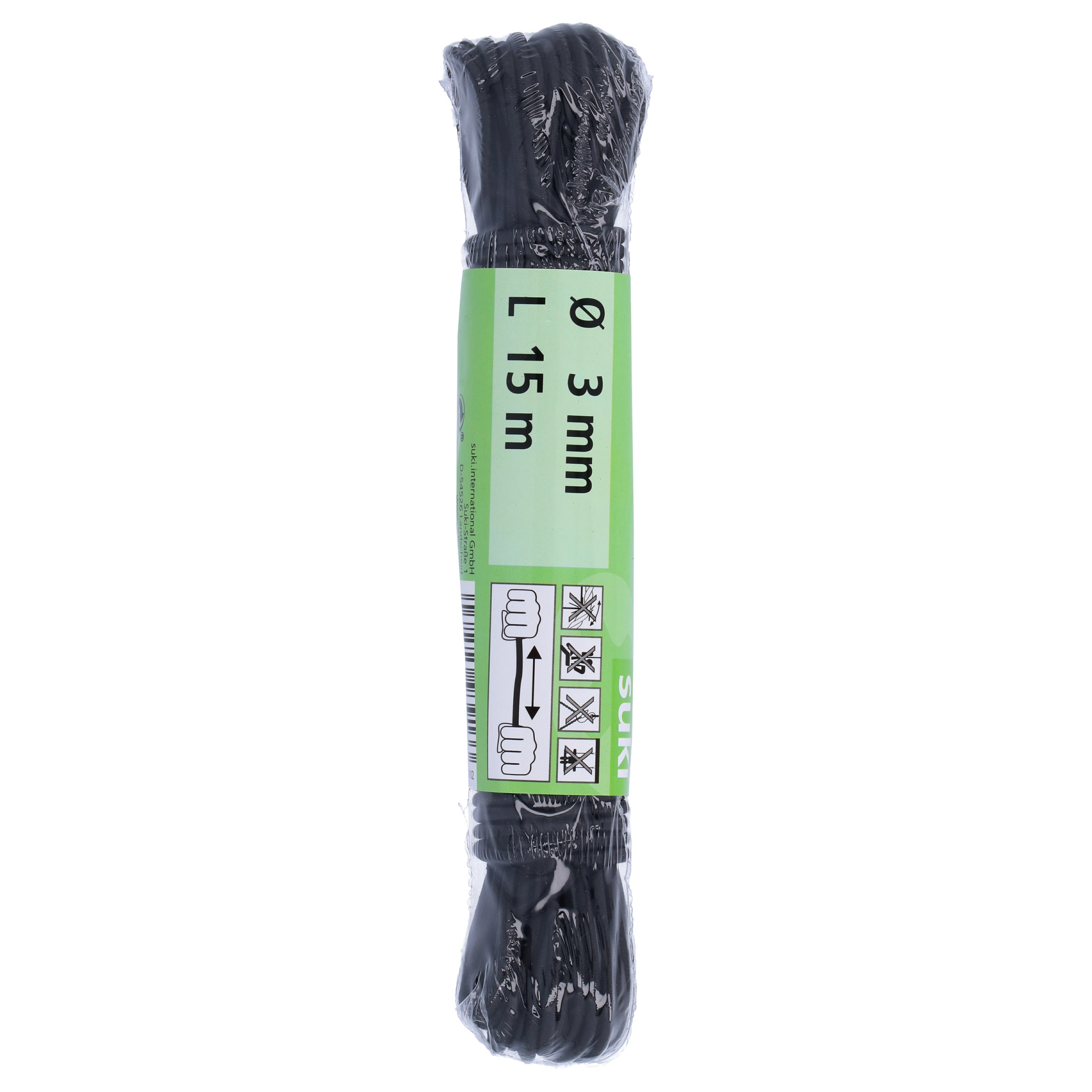 Corde élastique noir polypropylène SUKI L.15 m | Leroy Merlin