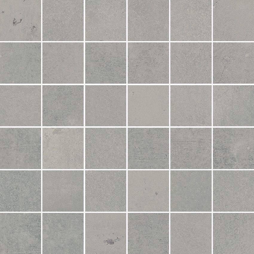 1 plaque de mosaïque mur / sol Tonnerre grès cérame effet ciment gris ...