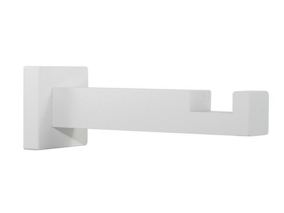 Support tringle à rideau Cubic 24x24, 20/28 mm blanc mat MOBOIS | Leroy ...