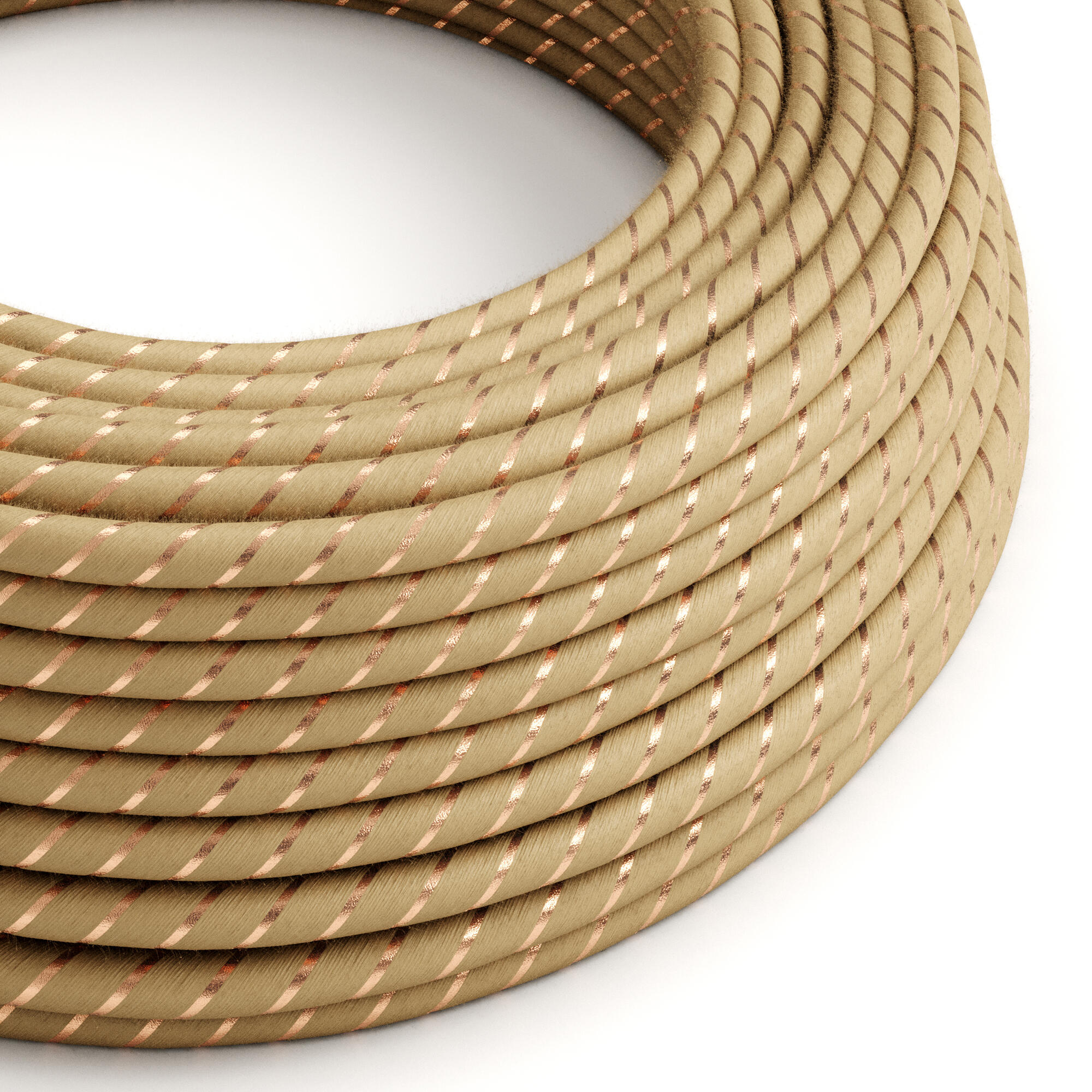 Câble tissu vertigo, CREATIVE CABLES beige | Leroy Merlin