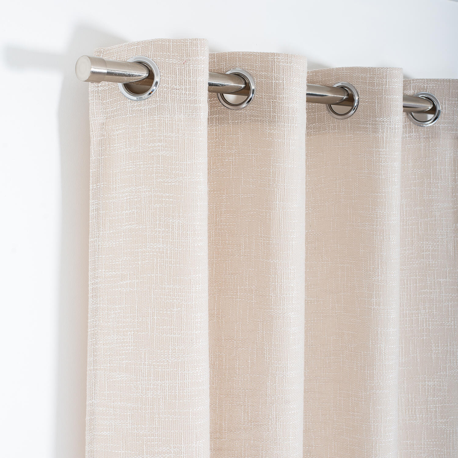 Rideau tamisant tamisant, Whool, beige H.260 x l.140 cm | Leroy Merlin