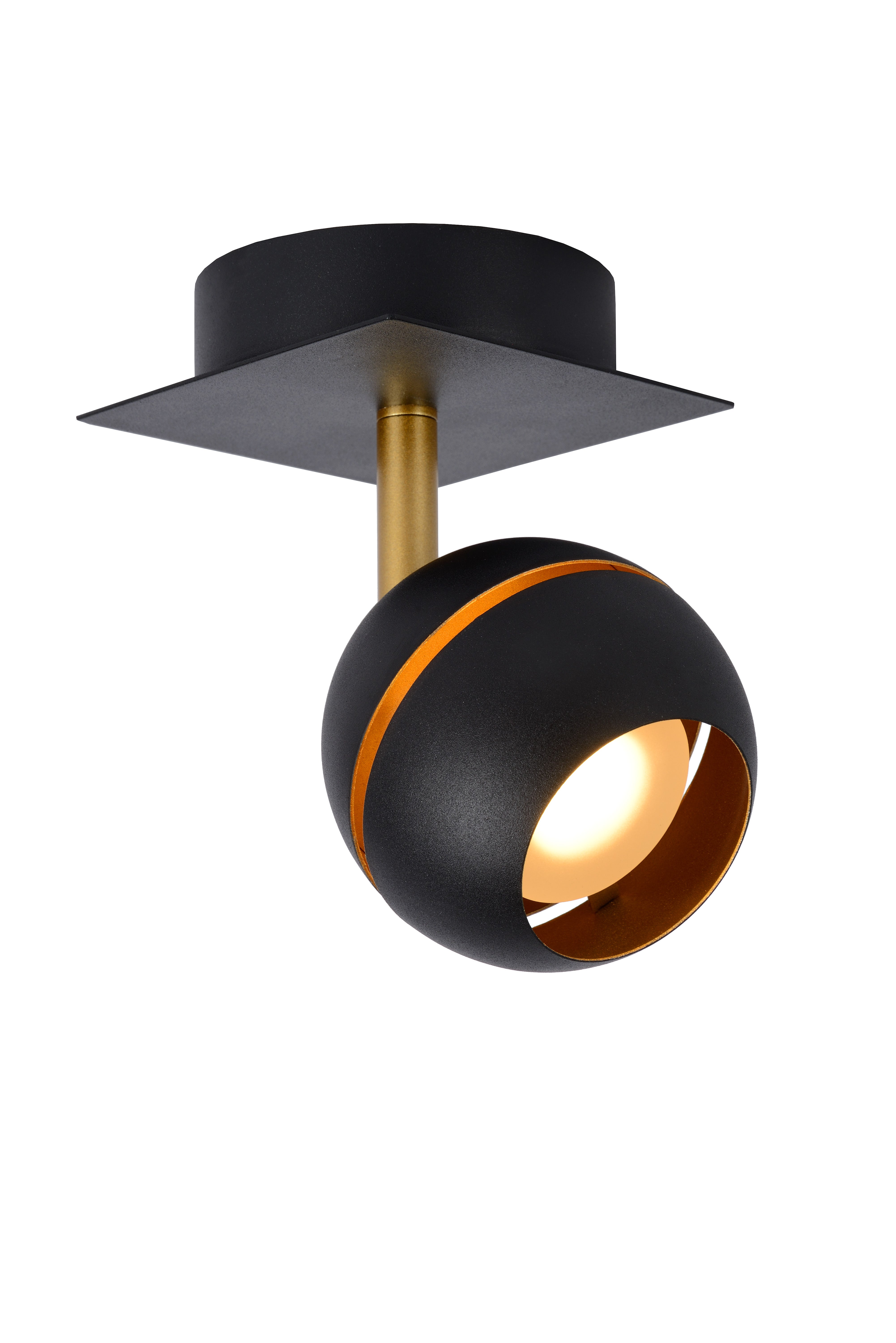 Spot module led, design noir, LUCIDE Binari | Leroy Merlin