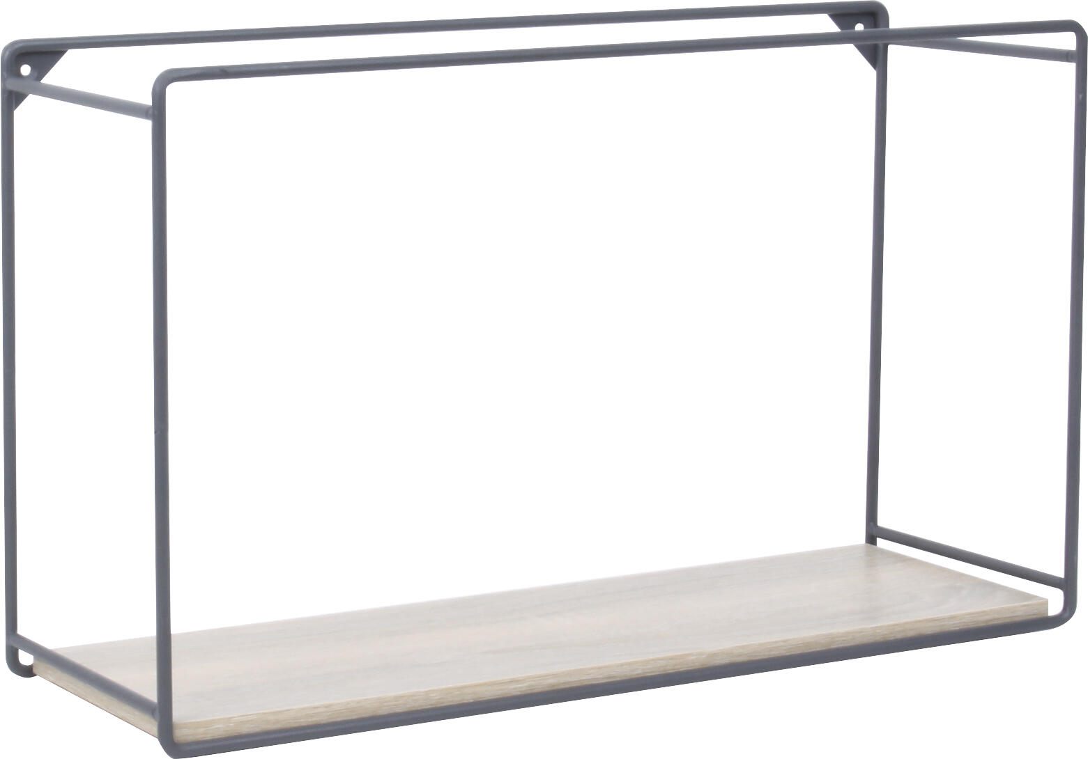 Tablette CUBE noir mat, L.45 x H.15 x P.15 cm, Ep.9 mm | Leroy Merlin