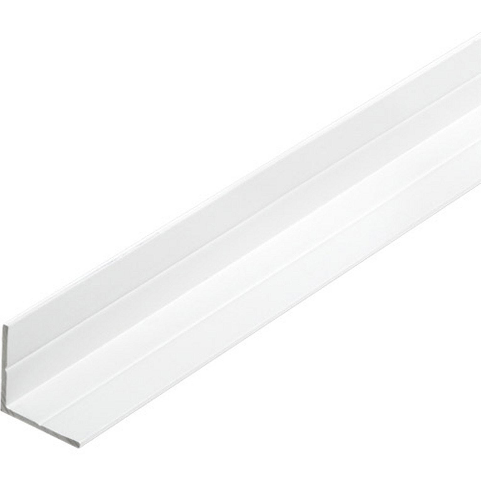 Cornière égale pvc mat, L.1 m x l.2.35 cm x H.2.35 cm | Leroy Merlin