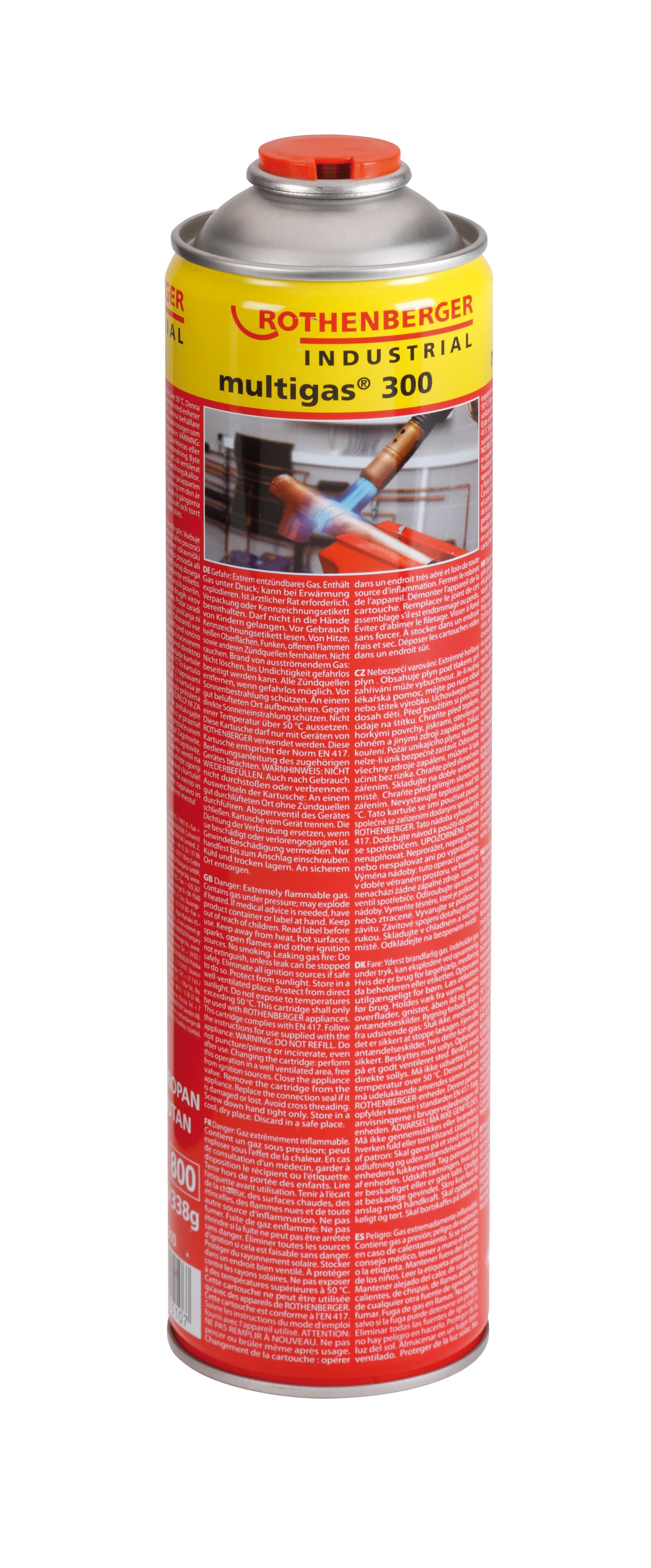 Cartouche de butane propane à visser 600 ml - ROTHENBERGER INDUSTRIAL ...