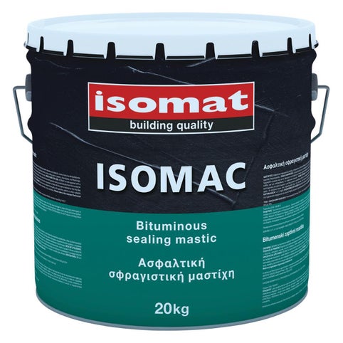 Ασφαλτική σφραγιστή μαστίχη ISOMAT ISOMAC 20Kg μαύρη
