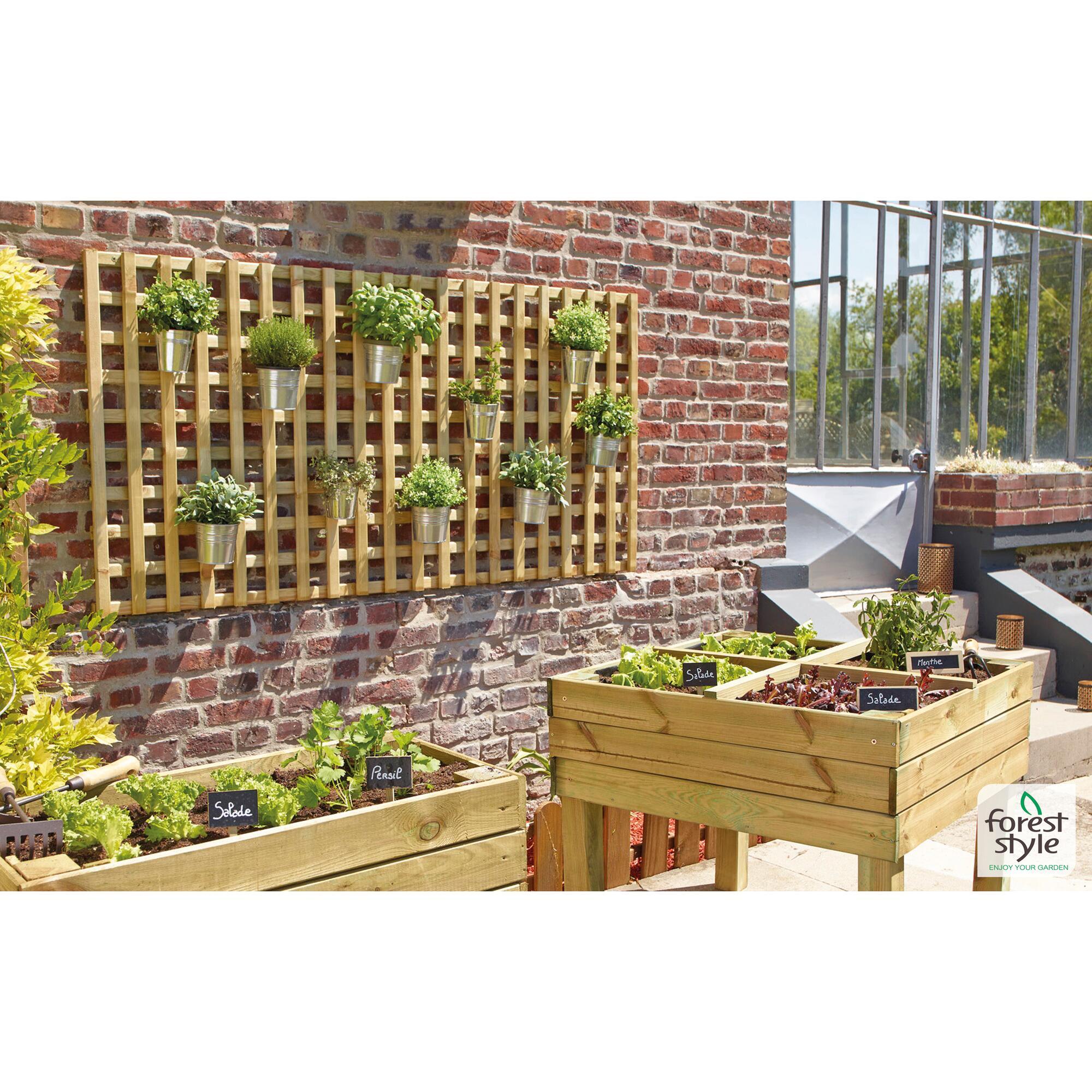 Panneau treillis bois ajouré Sevilla, CERLAND, l.90 x H.180 cm, naturel ...