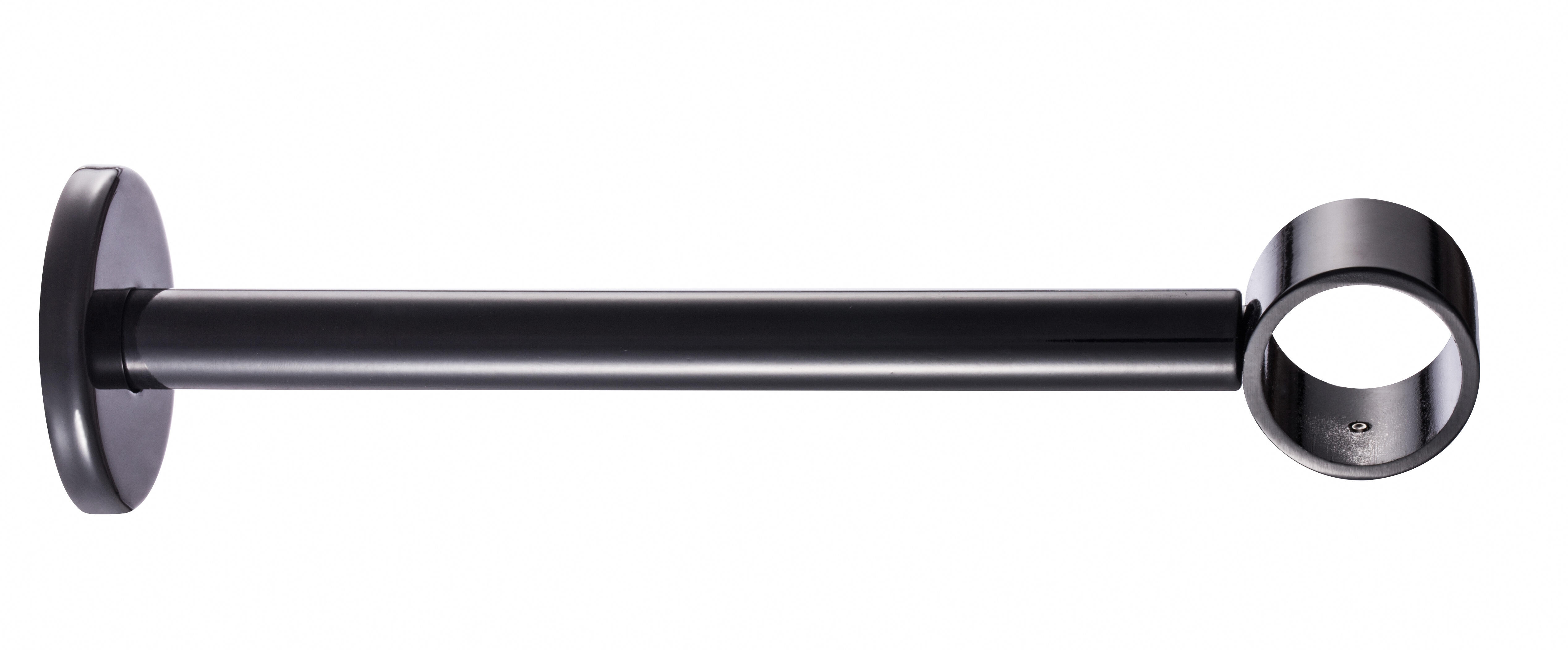 Support extensible tringle à rideau, 20/28 mm noir brillant INSPIRE | Leroy Merlin