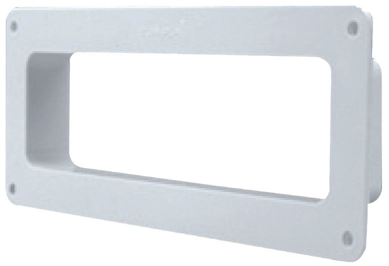 Bride rectangulaire murale pvc S&P, Diam.125/125 mm Brm 125 | Leroy Merlin