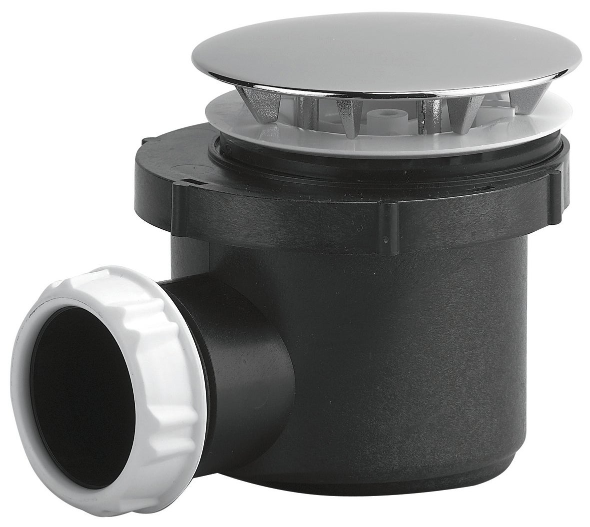 Bonde pour douche, gris , Diam.50 mm, VALENTIN | Leroy Merlin