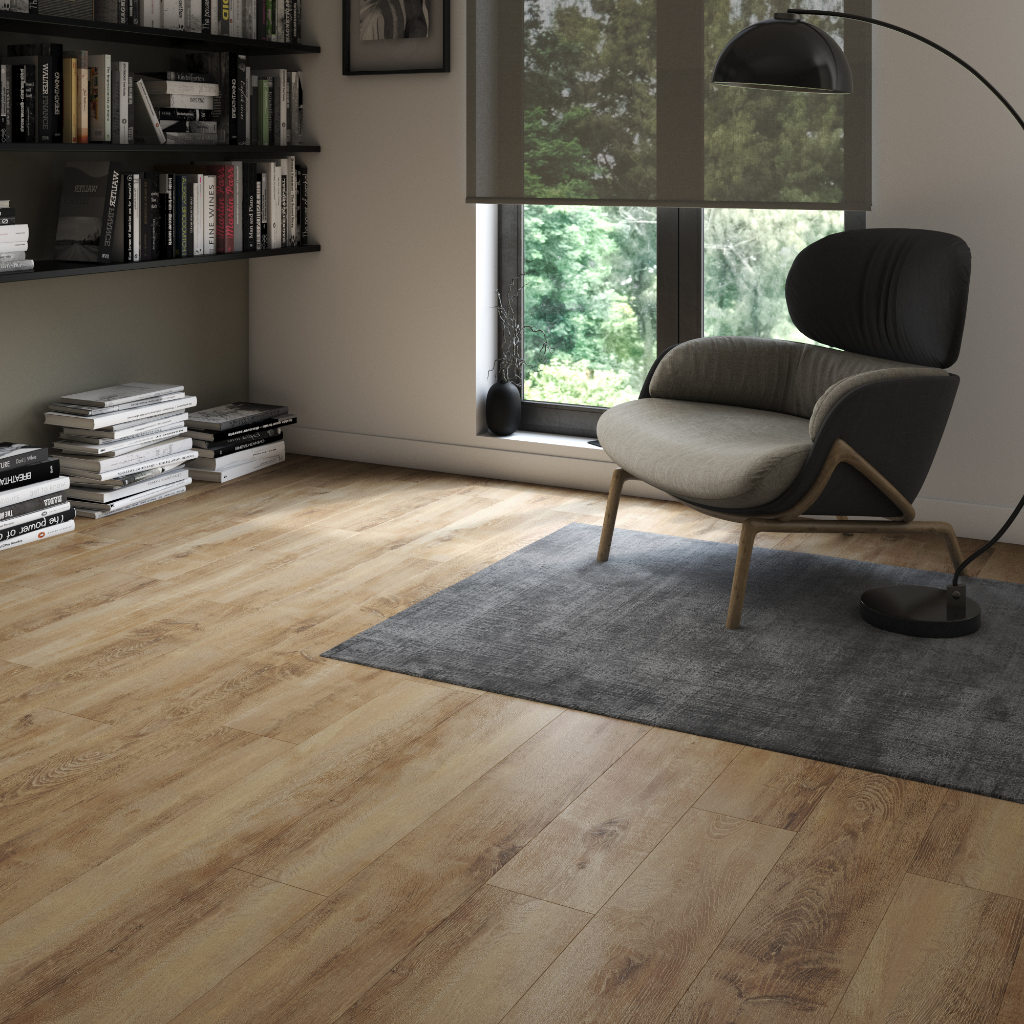 Sol stratifié intenso ARTENS DESIGN torrington, l.19.3 cm, Ep.10 mm ...