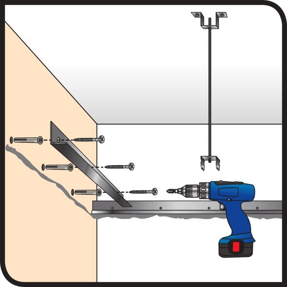 Corniere acier CR2 24x34mm en 3m | Leroy Merlin