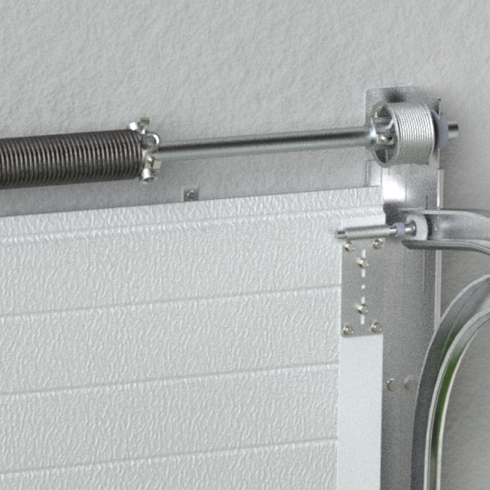 Porte garage sectionnelle moto PRIMO rainures L H.200 x l.240 gris ...