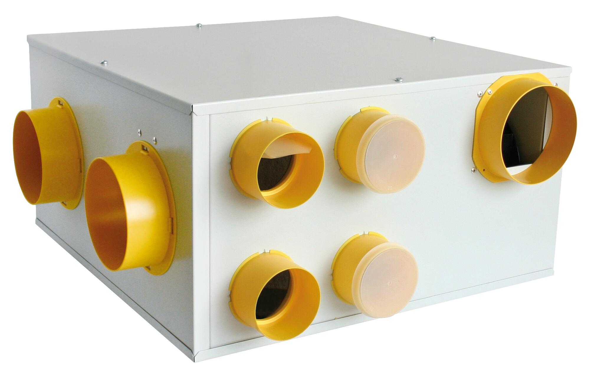 Caisson VMC double flux moyen rendement AUTOGYRE Twin air df70 | Leroy ...