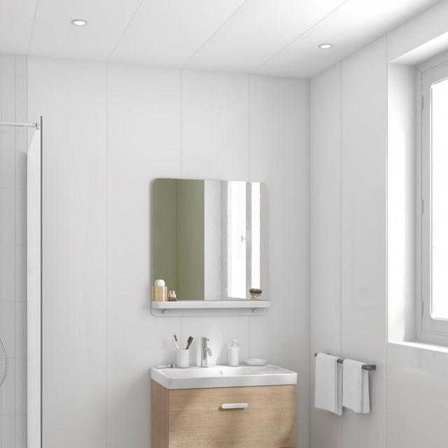 Panneau mural pvc salle de bain au meilleur prix | Leroy Merlin