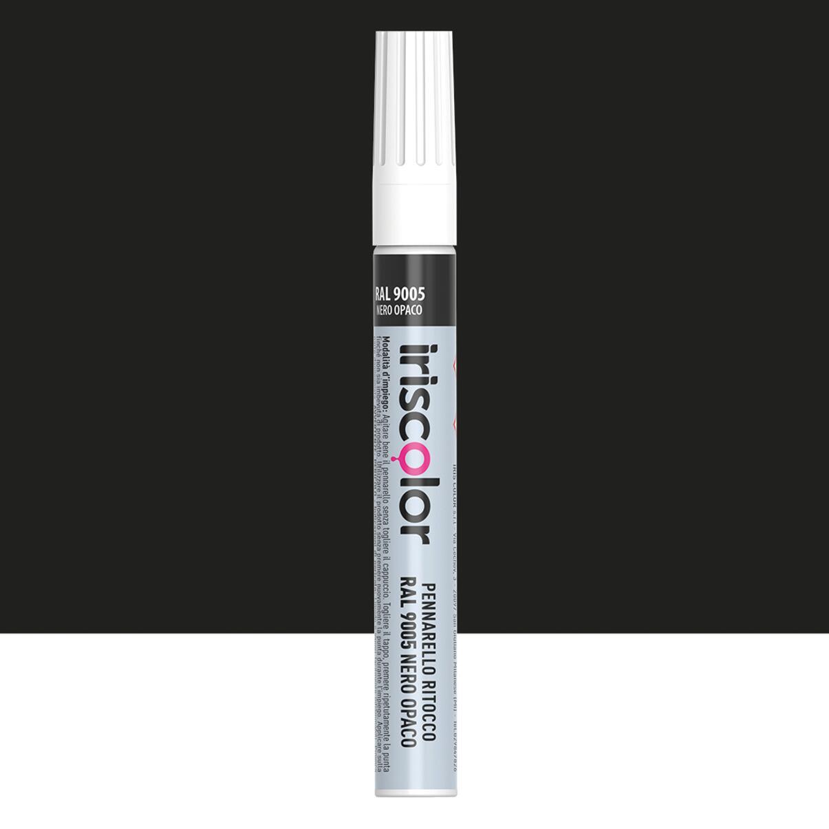 Pennarello ritocchi IRIS COLOR nero opaco ral 9005 | Leroy Merlin