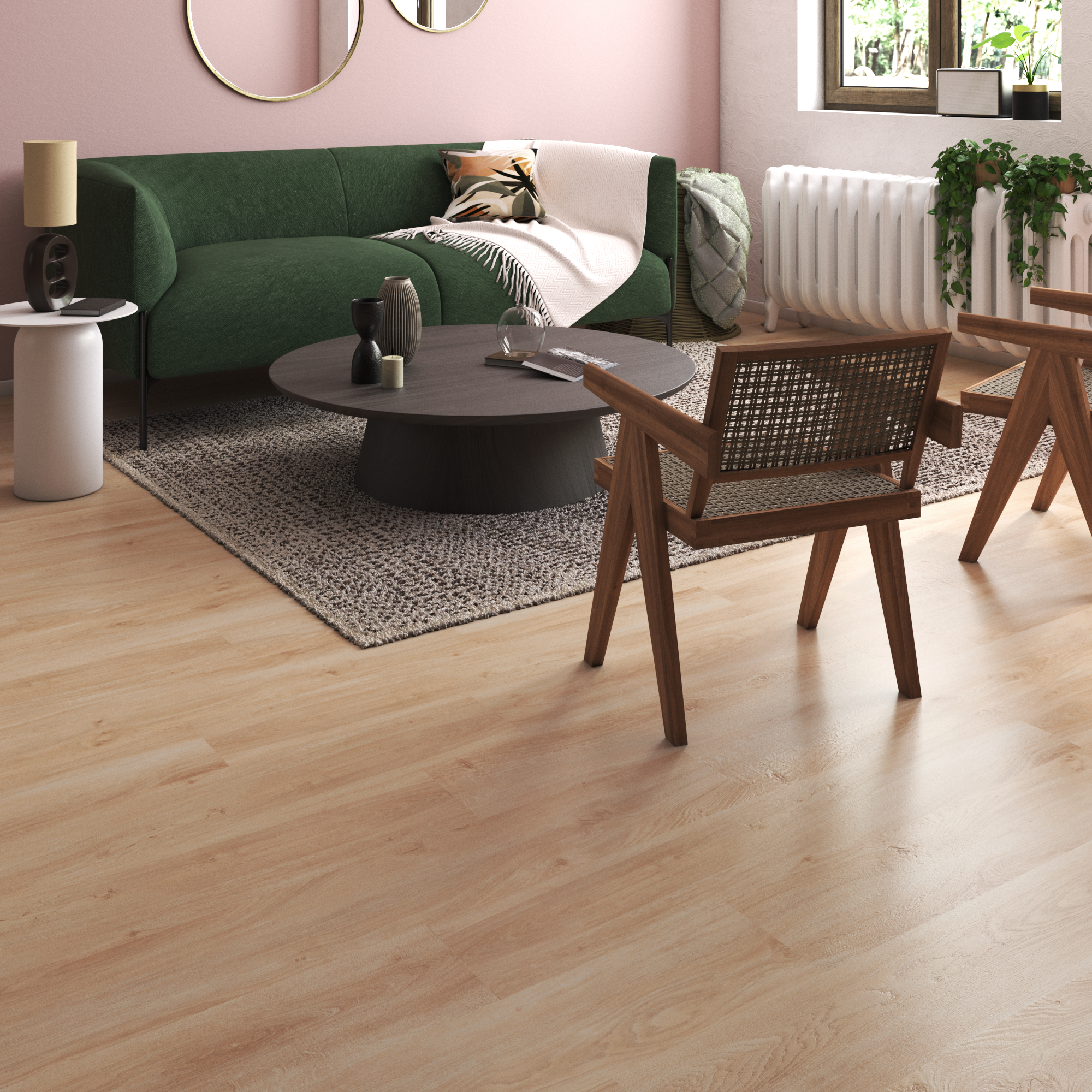 Lame PVC clipsable intenso ARTENS Dingle bois naturel | Leroy Merlin