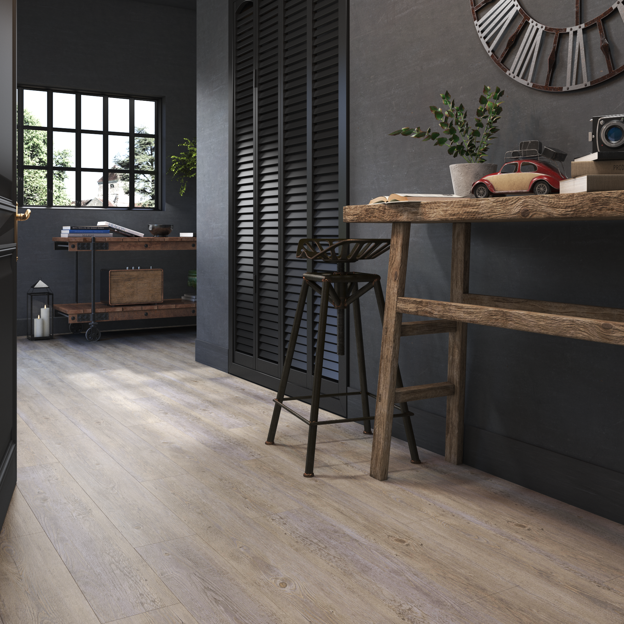 Lame PVC clipsable intenso ARTENS Conondale 2 bois naturel | Leroy Merlin