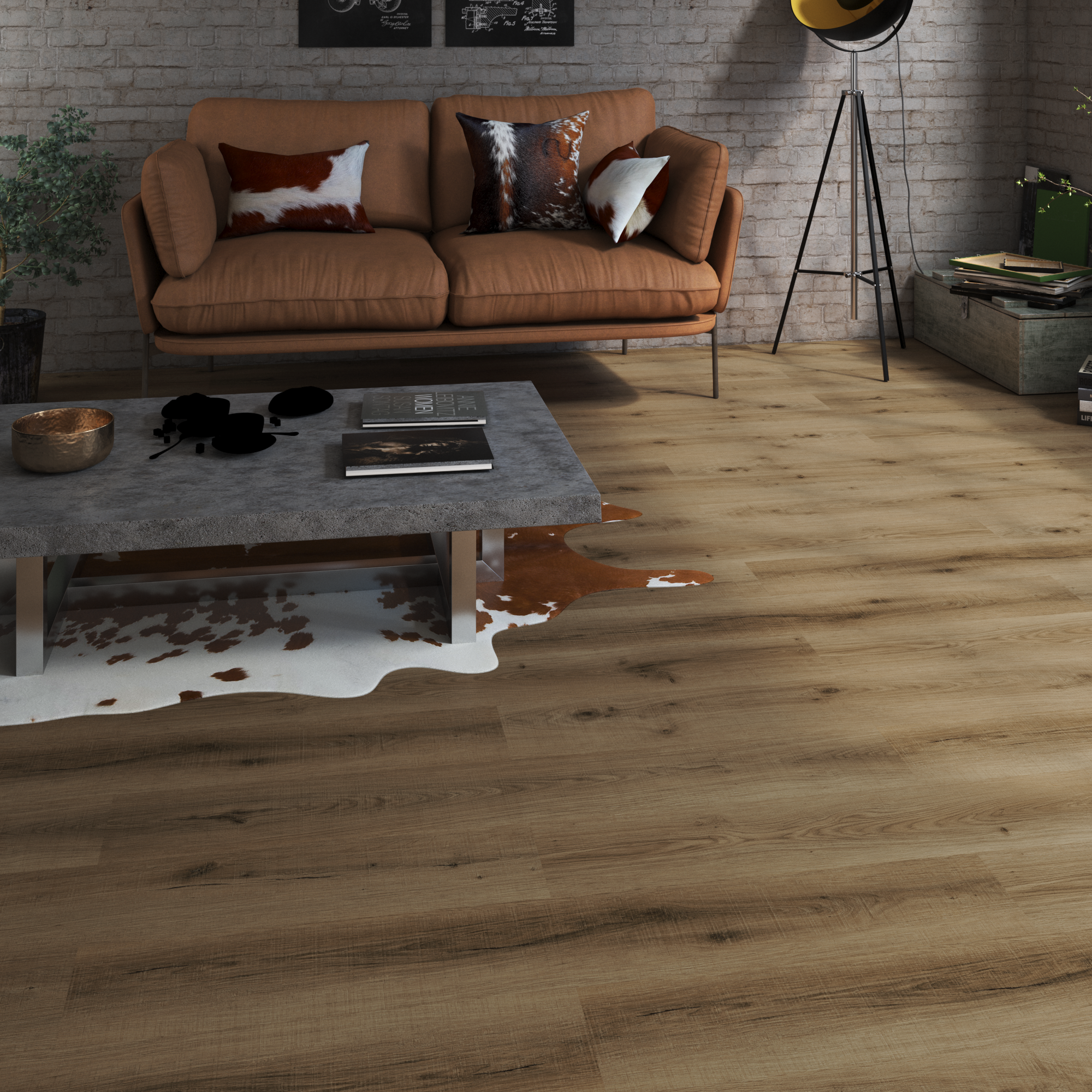 Lame PVC clipsable intenso ARTENS Glentana 2 bois naturel | Leroy Merlin