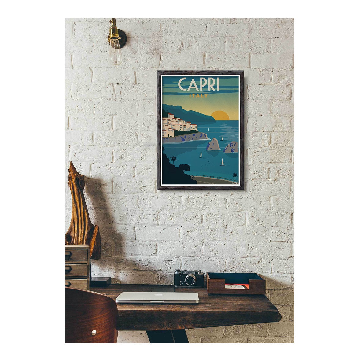 AFFICHE CAPRI A3 - H42 L30 CM | Leroy Merlin