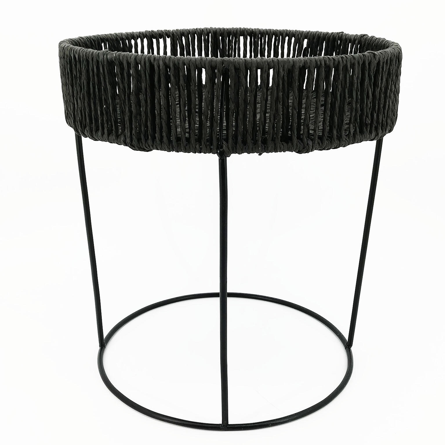 Set 3 tables Raja, noir 32/36/40 cm | Leroy Merlin