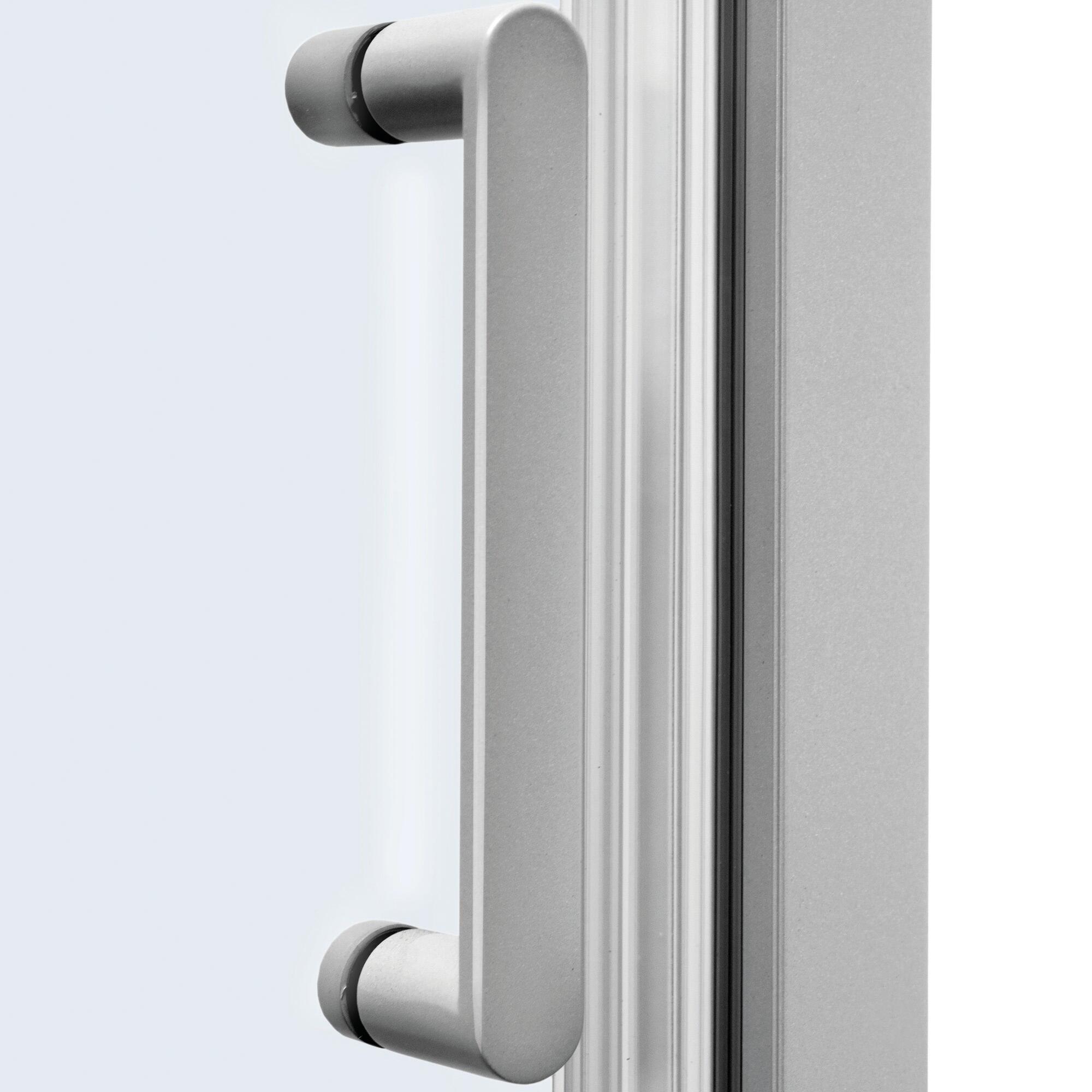 Maniglia per anta doccia Sinque in inox cromato L 2 x L 16.5 x H 6 cm ...