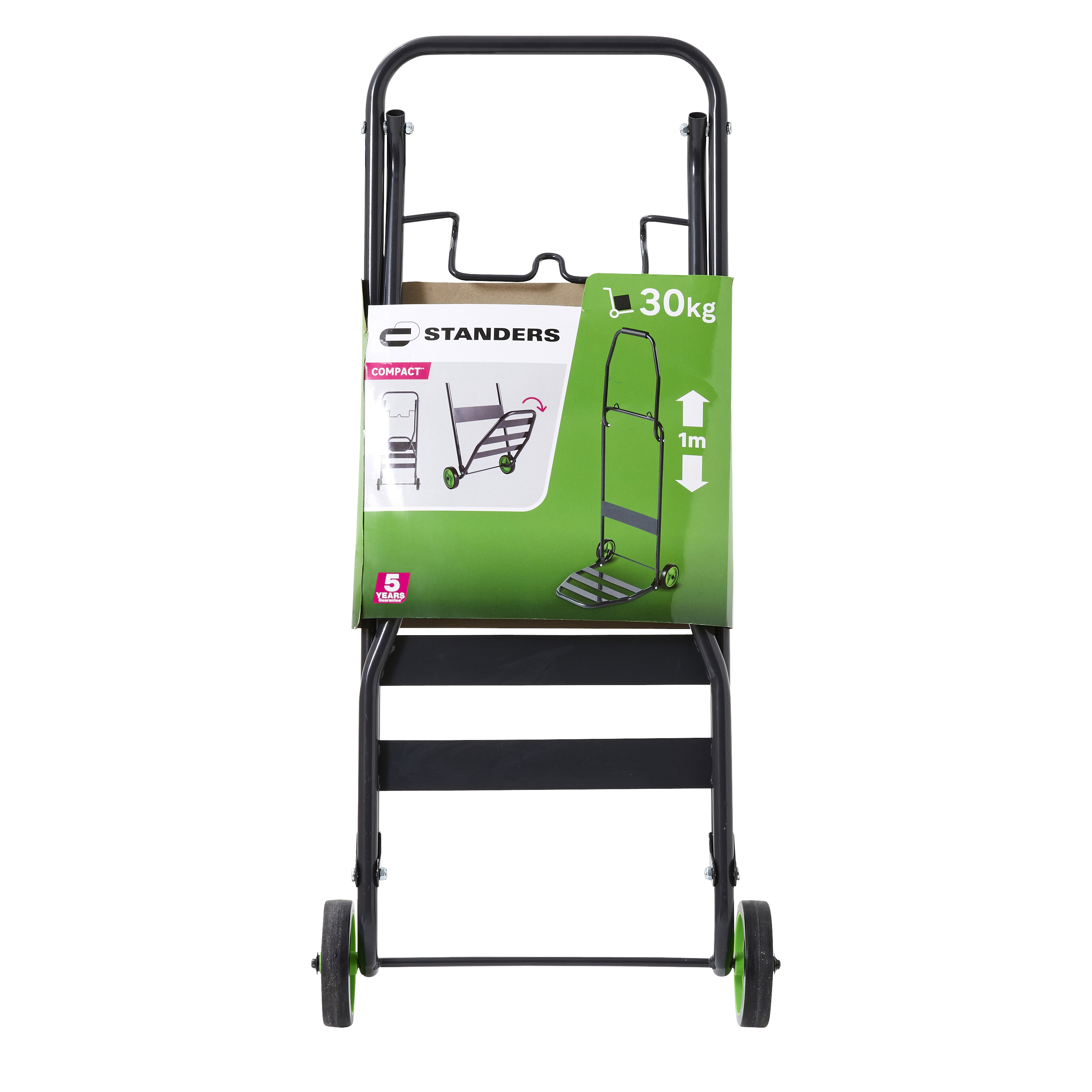 Wózek transportowy składany max. obciążenie 30 kg stalowy Standers ...