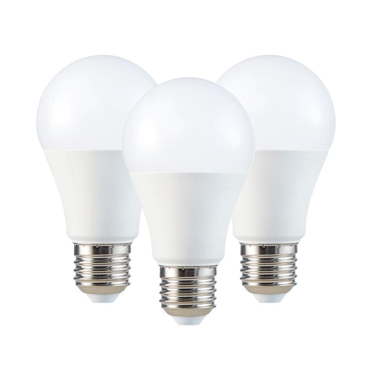 Set da 3 lampadine Hey Bulb x3, LED, E27 goccia, opaco, luce cct e rgb ...