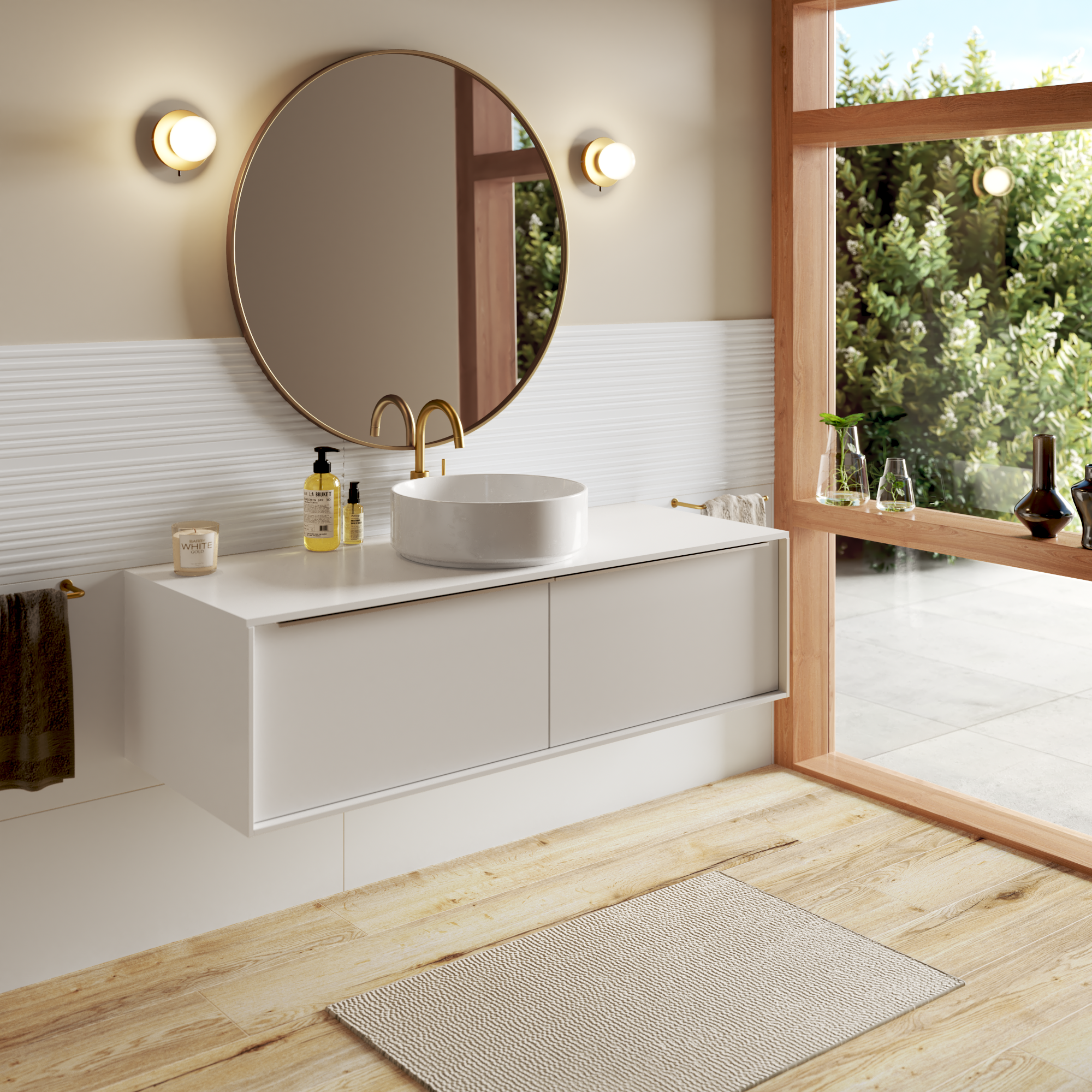 Carrelage mur intérieur blanc mat Arctic l.40 x L.120 cm ARTENS | Leroy ...