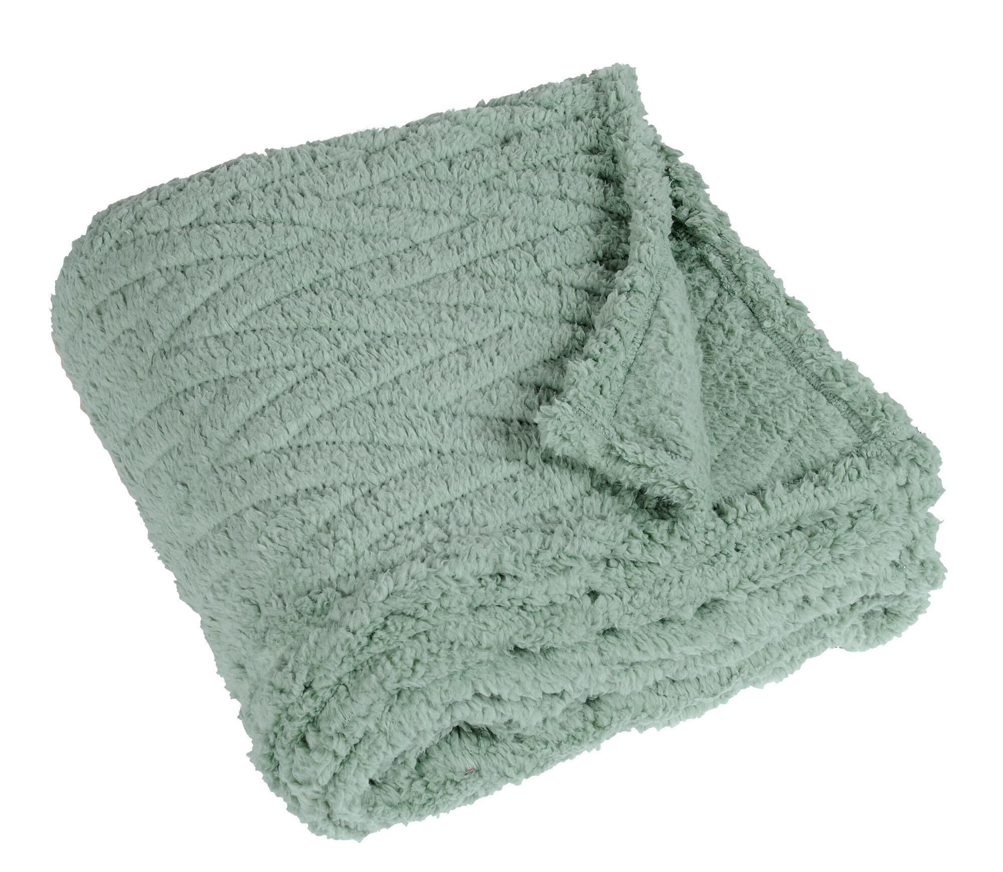 Plaid 5114/ 82/ 841/ 130x150, vert d'eau l.130 x L.150 cm | Leroy Merlin