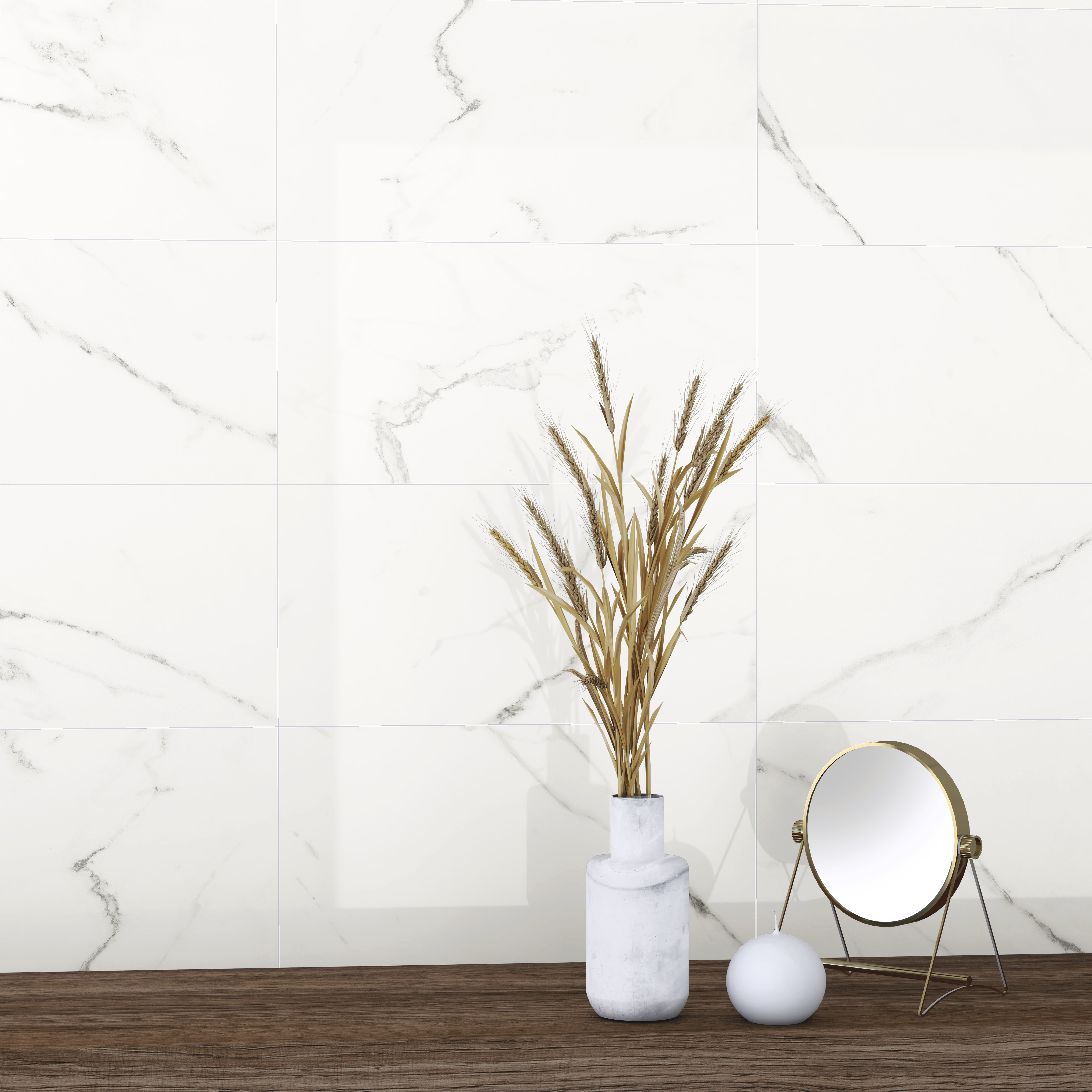 Azulejo cerámico Windsor efecto mármol marble blanco 30x60 cm ARTENS ...