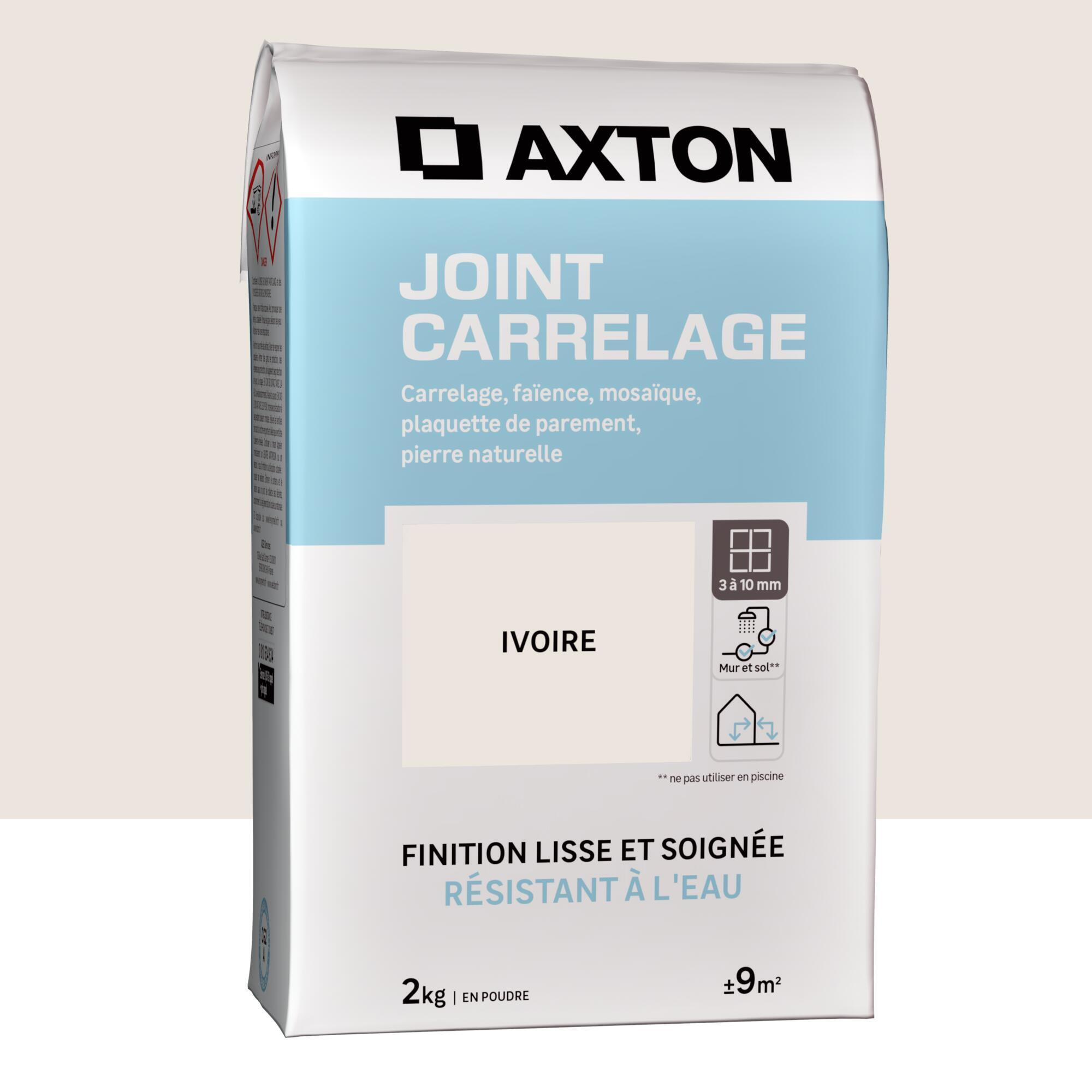 Joint poudre carrelage / mosaïque supérieur à 3mm AXTON ivoire 2KG ...