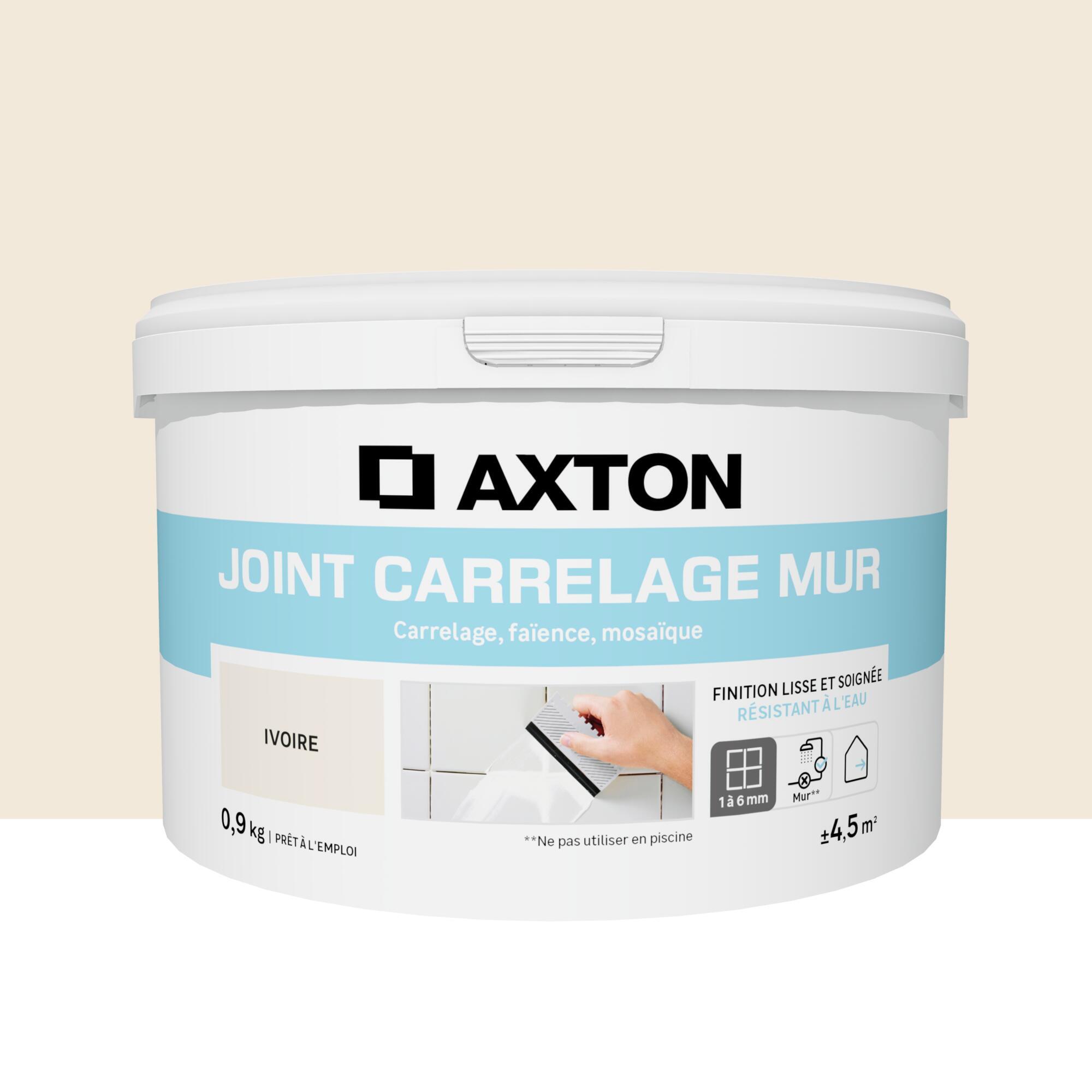 Joint pâte carrelage / mosaïque AXTON ivoire 0.9KG | Leroy Merlin