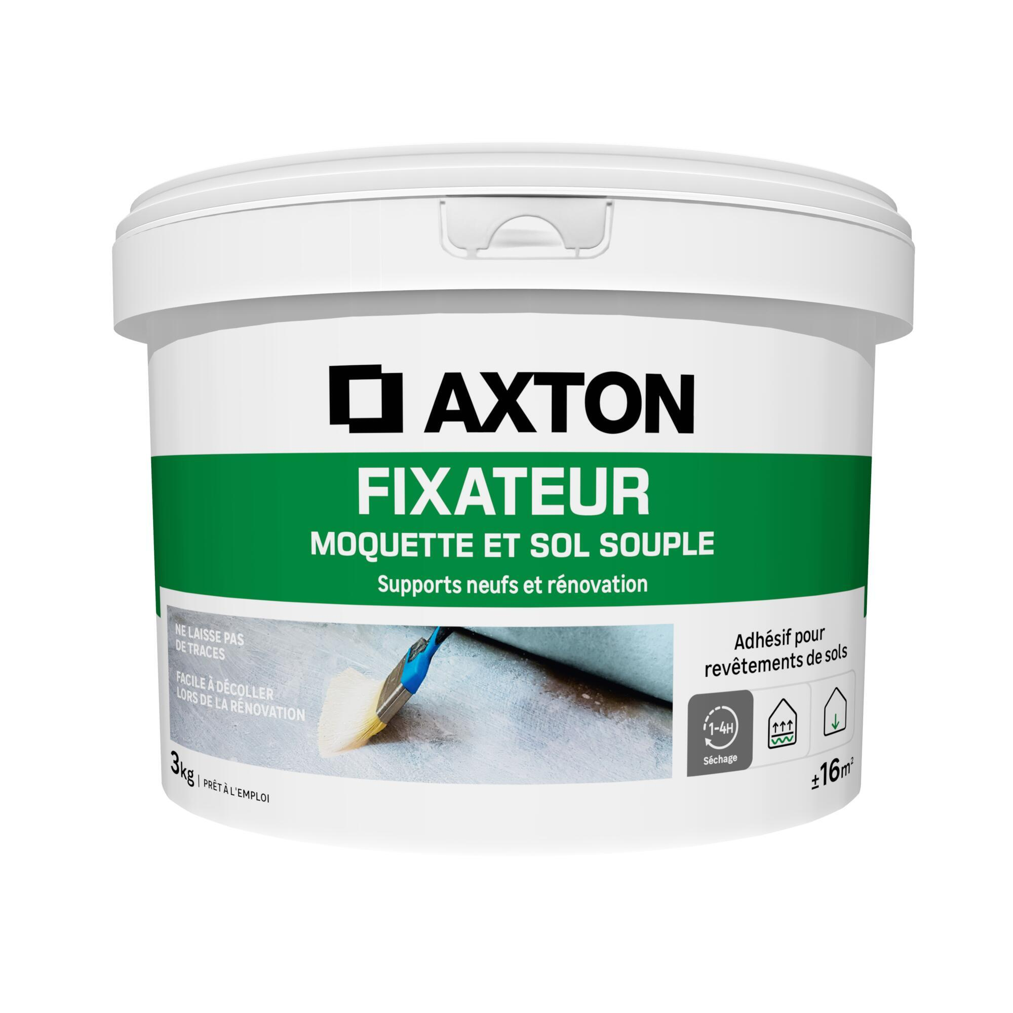 Fixateur pour moquette sol vinyle AXTON translucide 3KG | Leroy Merlin