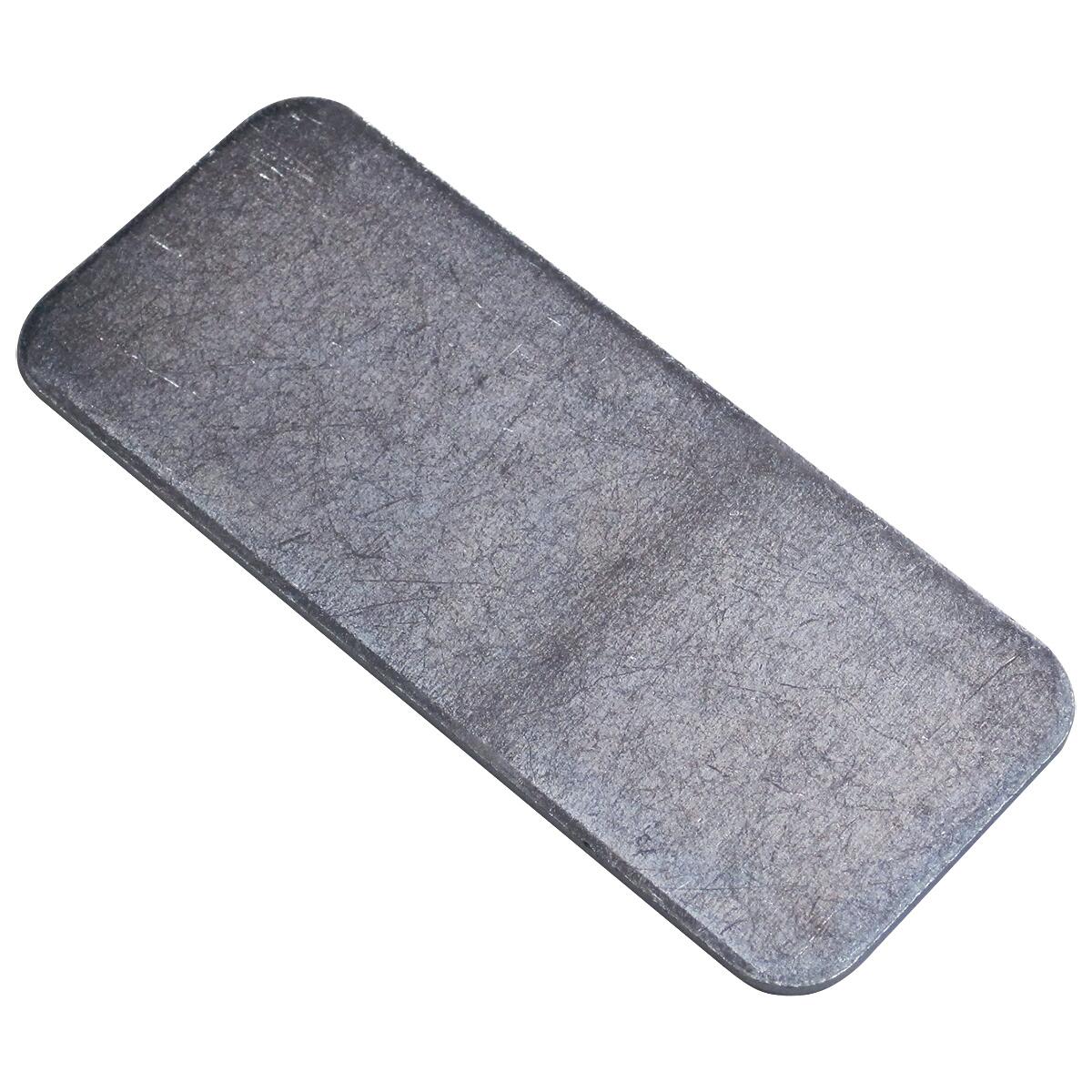 Piastra dritta STANDERS in acciaio zincato argento L 130 x H 55 X Sp 2. ...