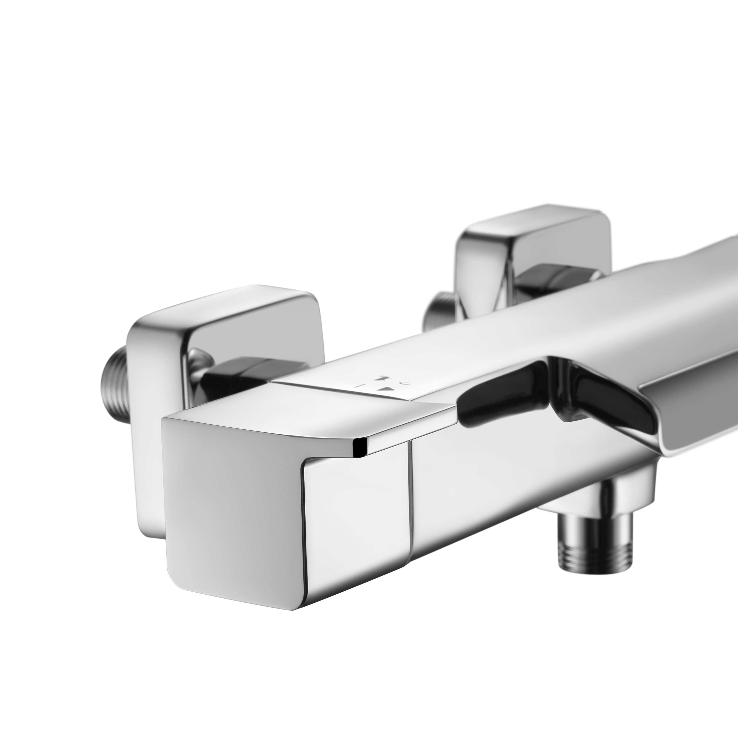 Grifo bañera monomando SENSEA Studio cromado | Leroy Merlin