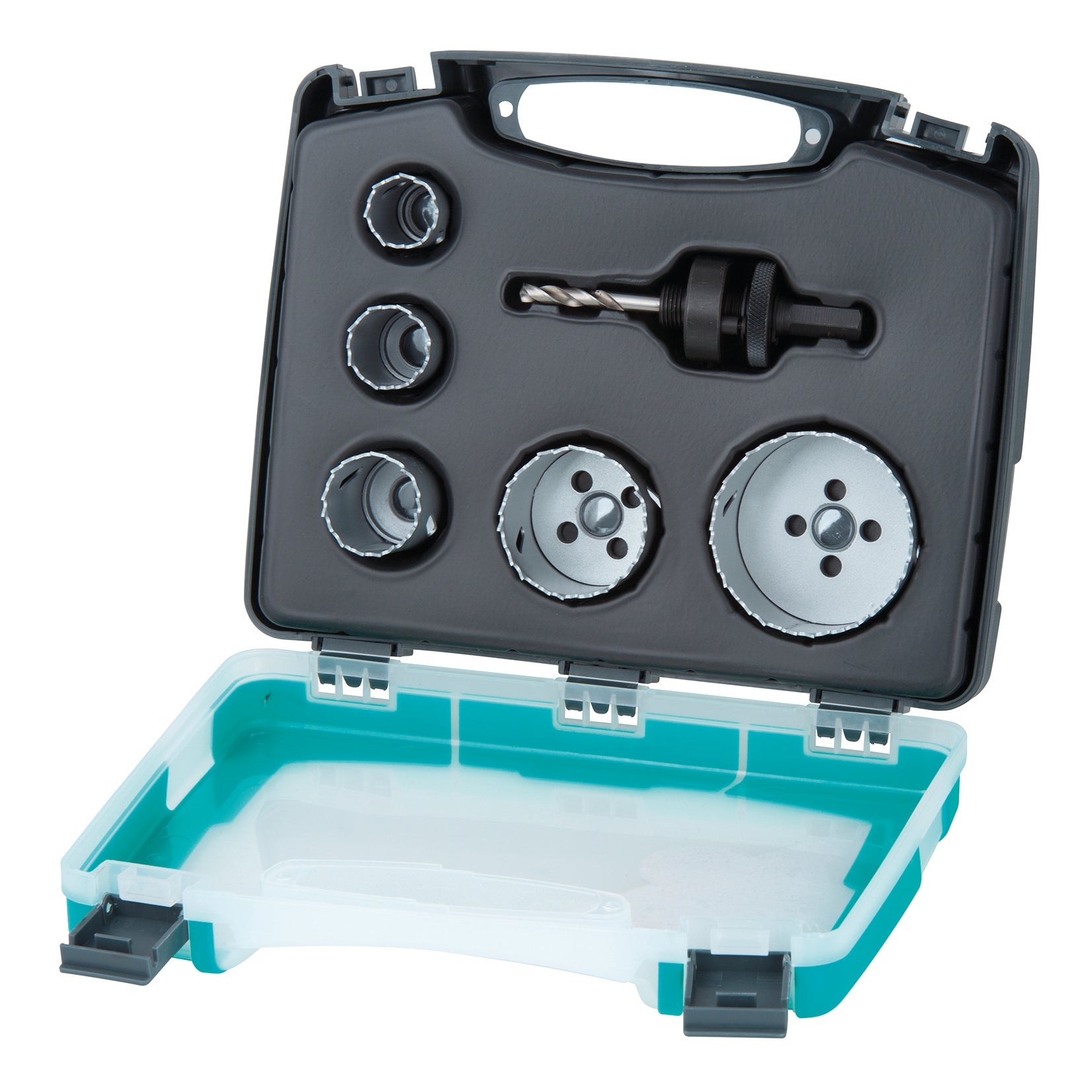 Set di seghe a tazza con punta di centraggio WOLFCRAFT ø max 68 mm, 6 ...